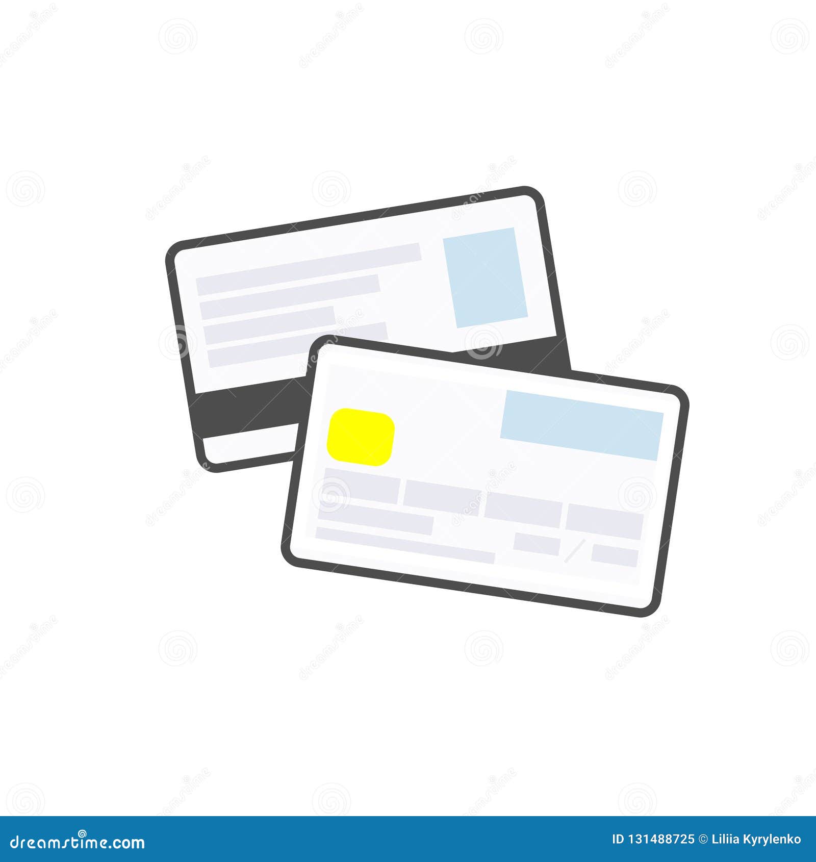 EMV Payment Method Concept. Smart Credit Or Debit Card For Online ...