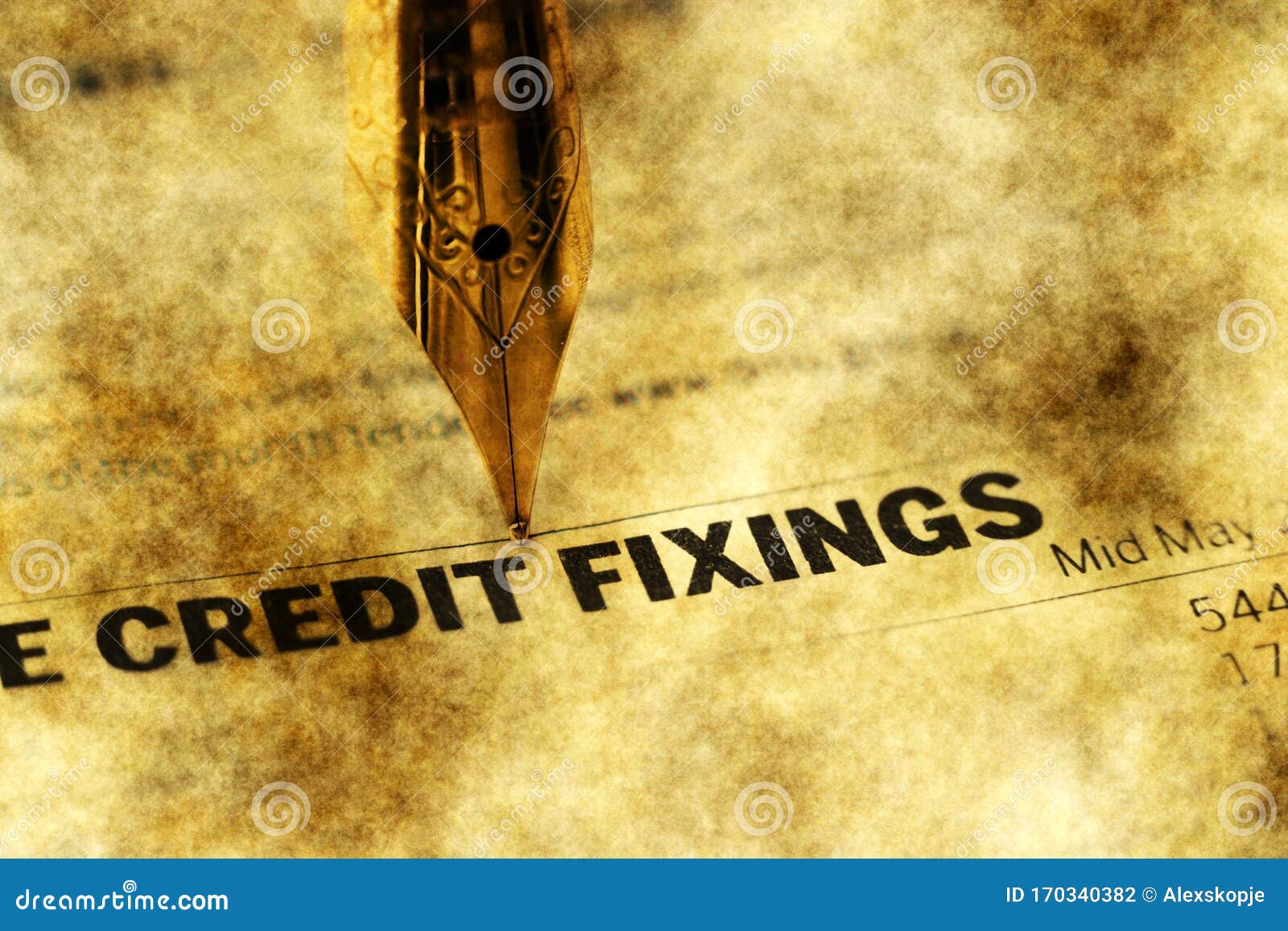 Credit fixing stock photo. Image of fixing, allocation - 170340382