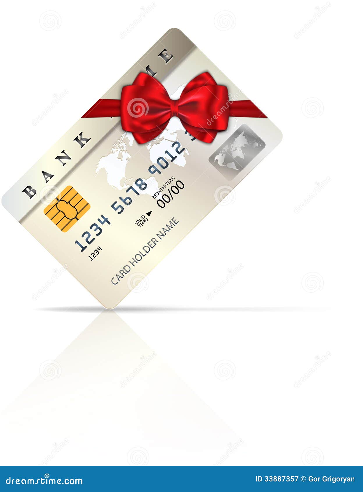 Credit gift card 1 stock vector. Illustration of debit - 33887357