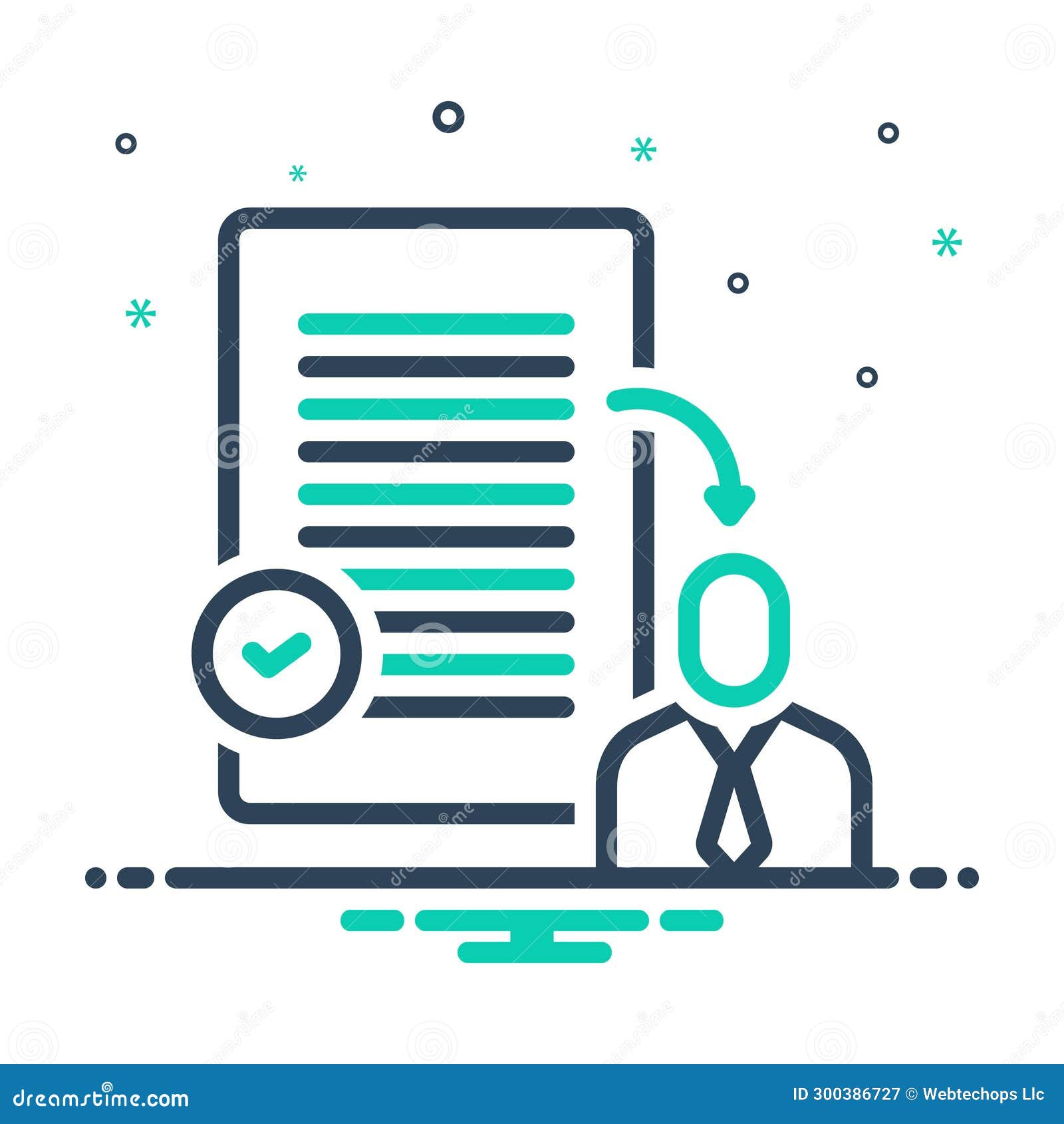 Mix Icon for Credit, Bank Statement and Financial Stock Vector ...