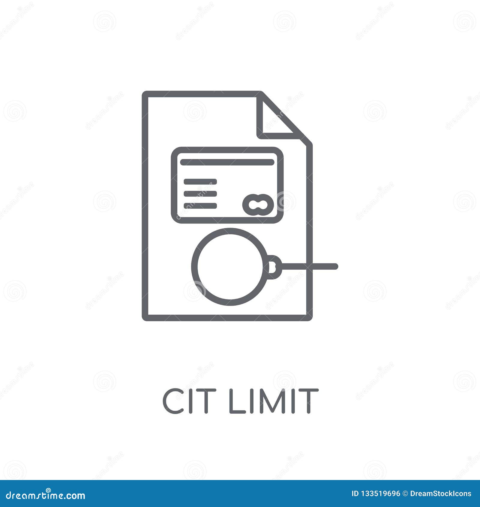 Credit Limit Icon. Trendy Credit Limit Logo Concept On White Background ...