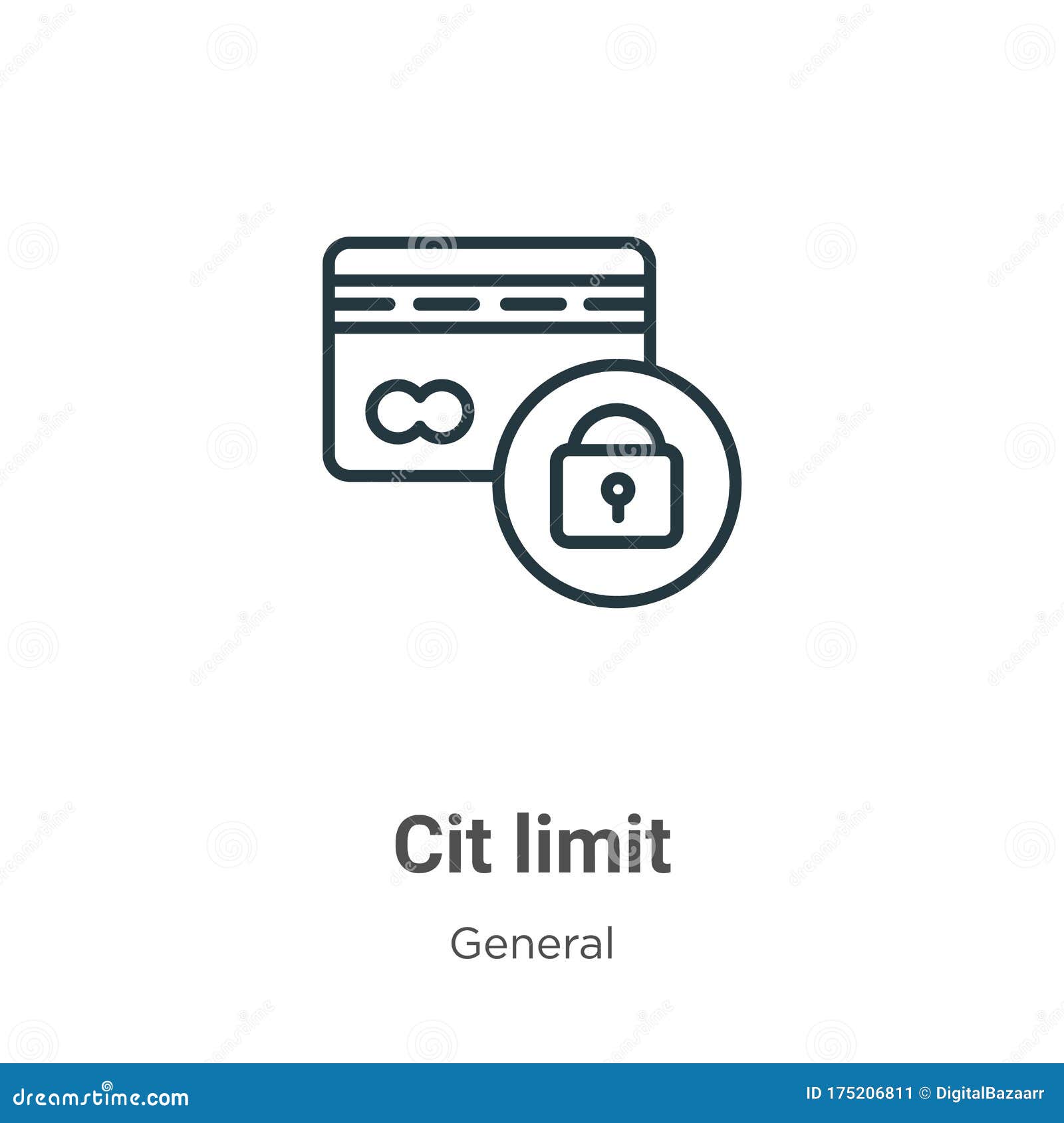Credit Limit Icon. Trendy Credit Limit Logo Concept On White Background ...
