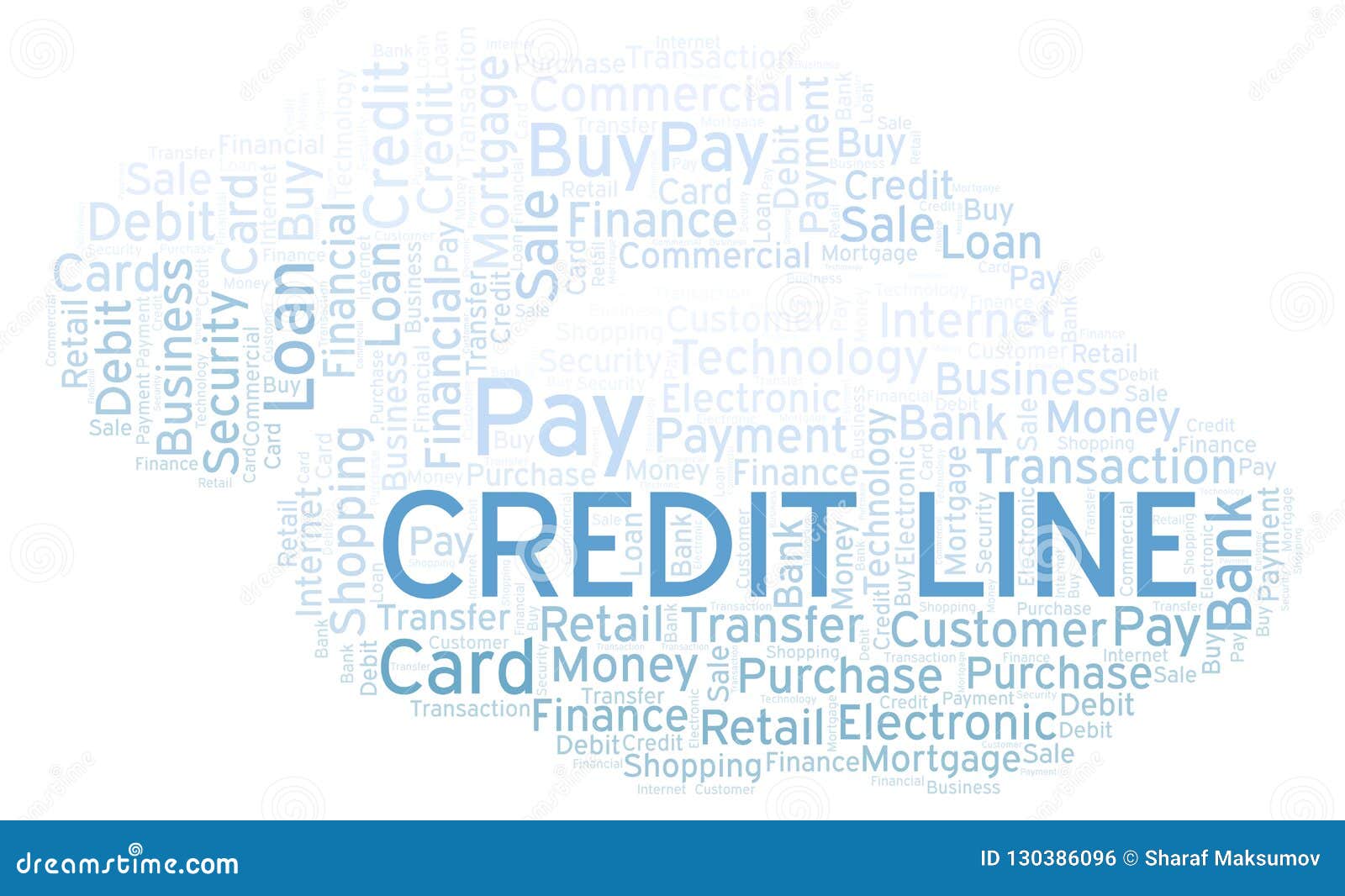 Credit Line Icons Collection. Score, Report, Balance, Limit, Card ...