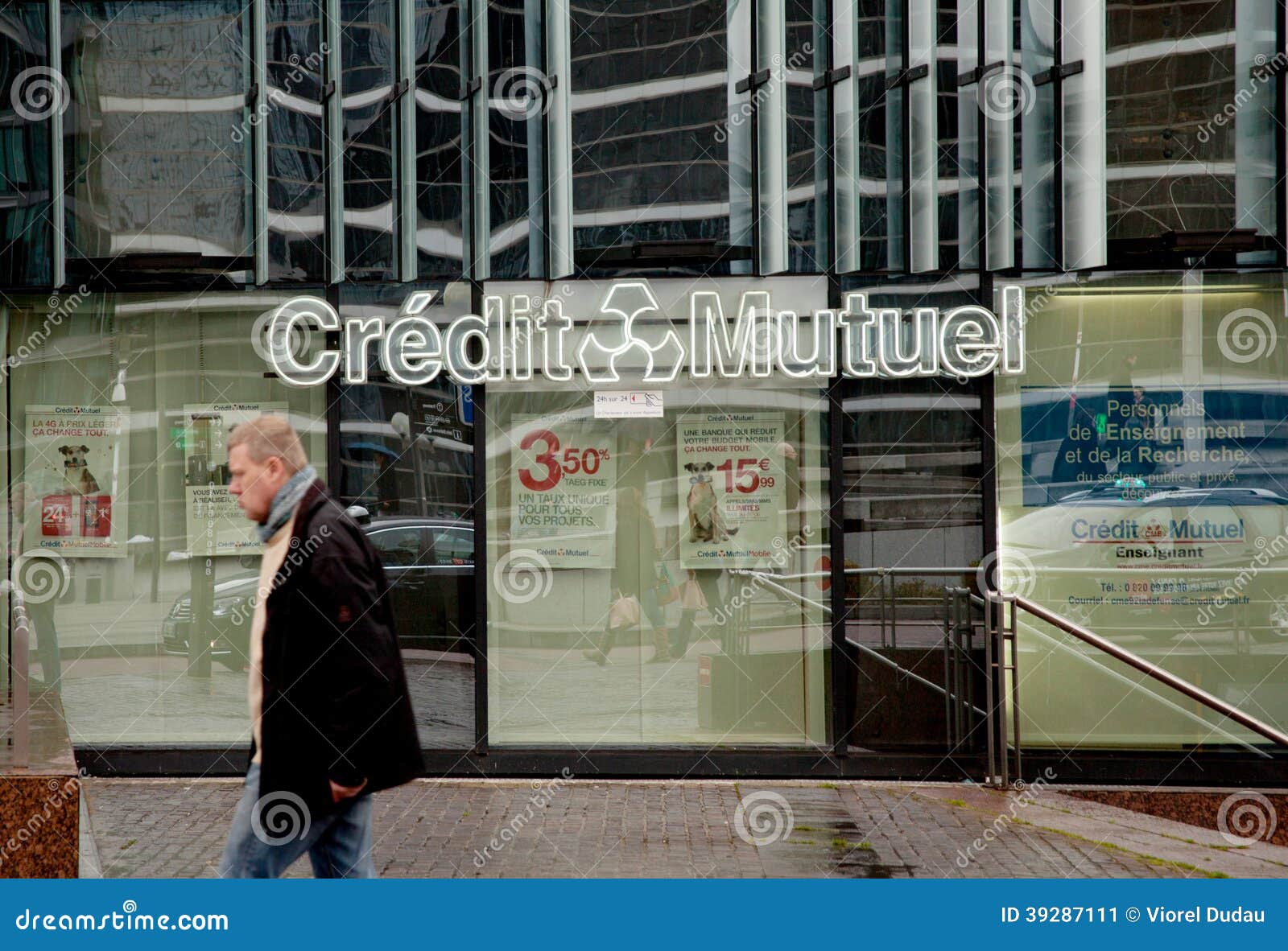 Credit Mutuel editorial photo. Image of headquarters - 39287111