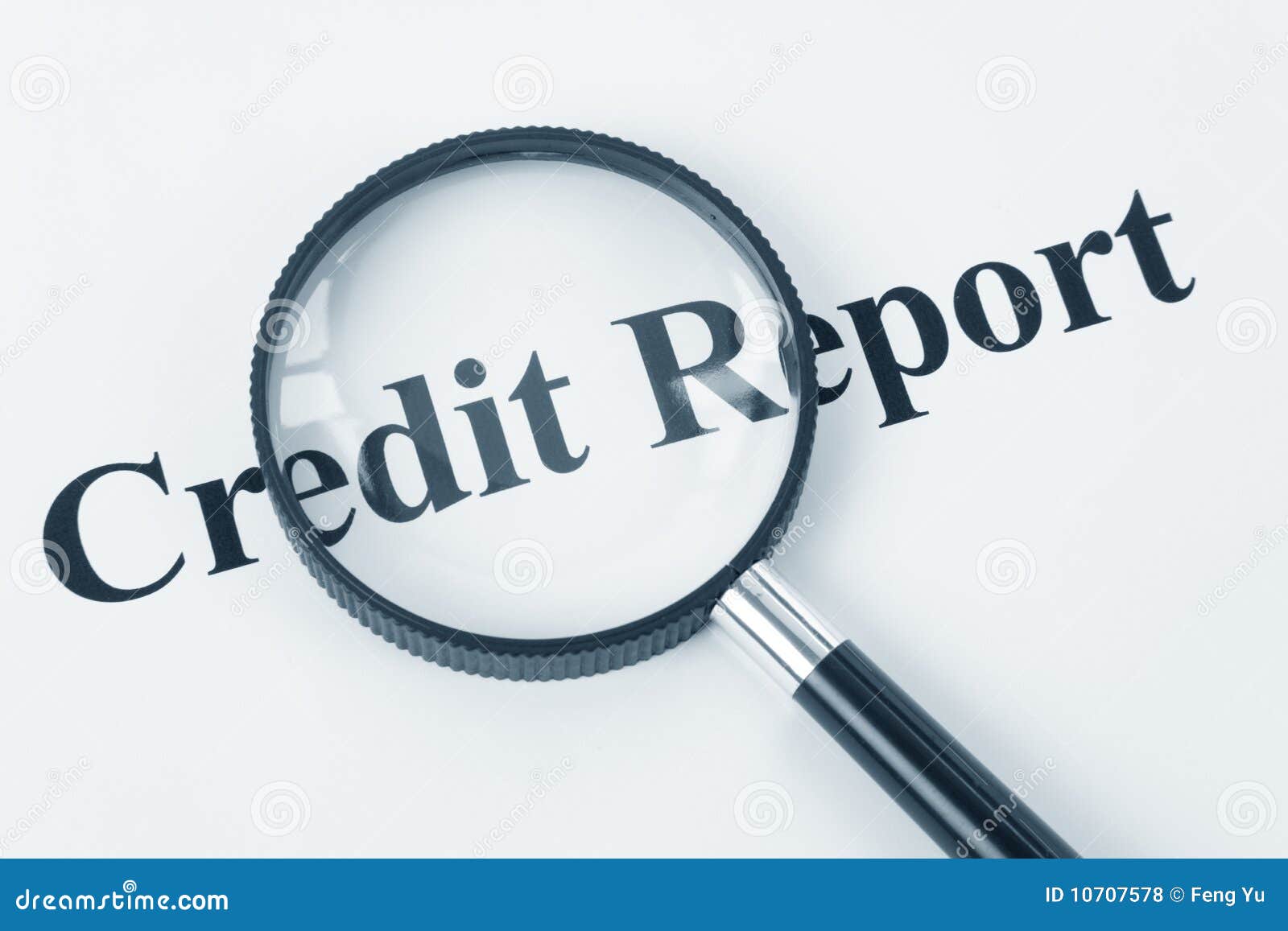 Credit Report stock photo. Image of analyzing, document - 10707578