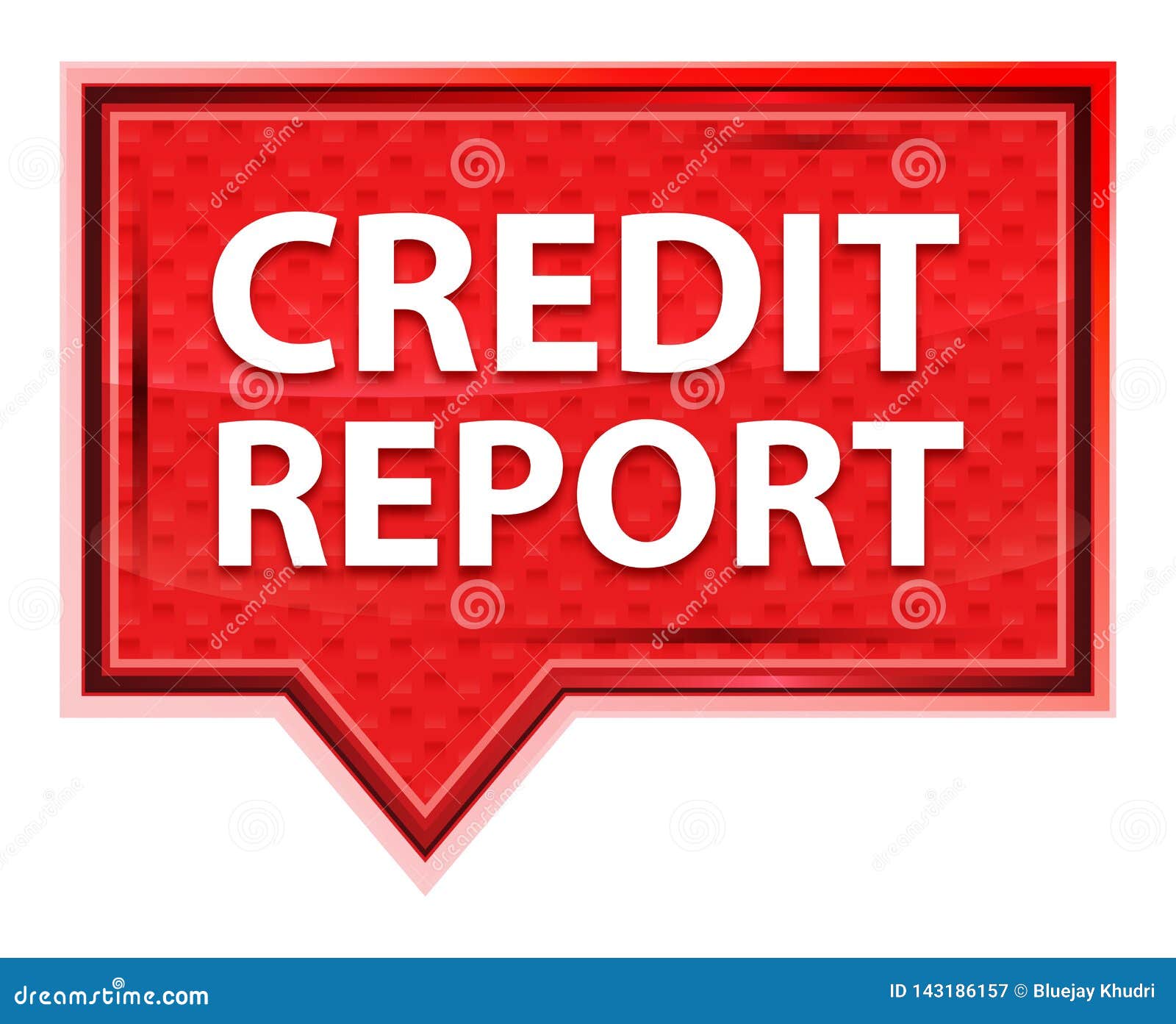 Credit Report Misty Rose Pink Banner Button Stock Illustration ...