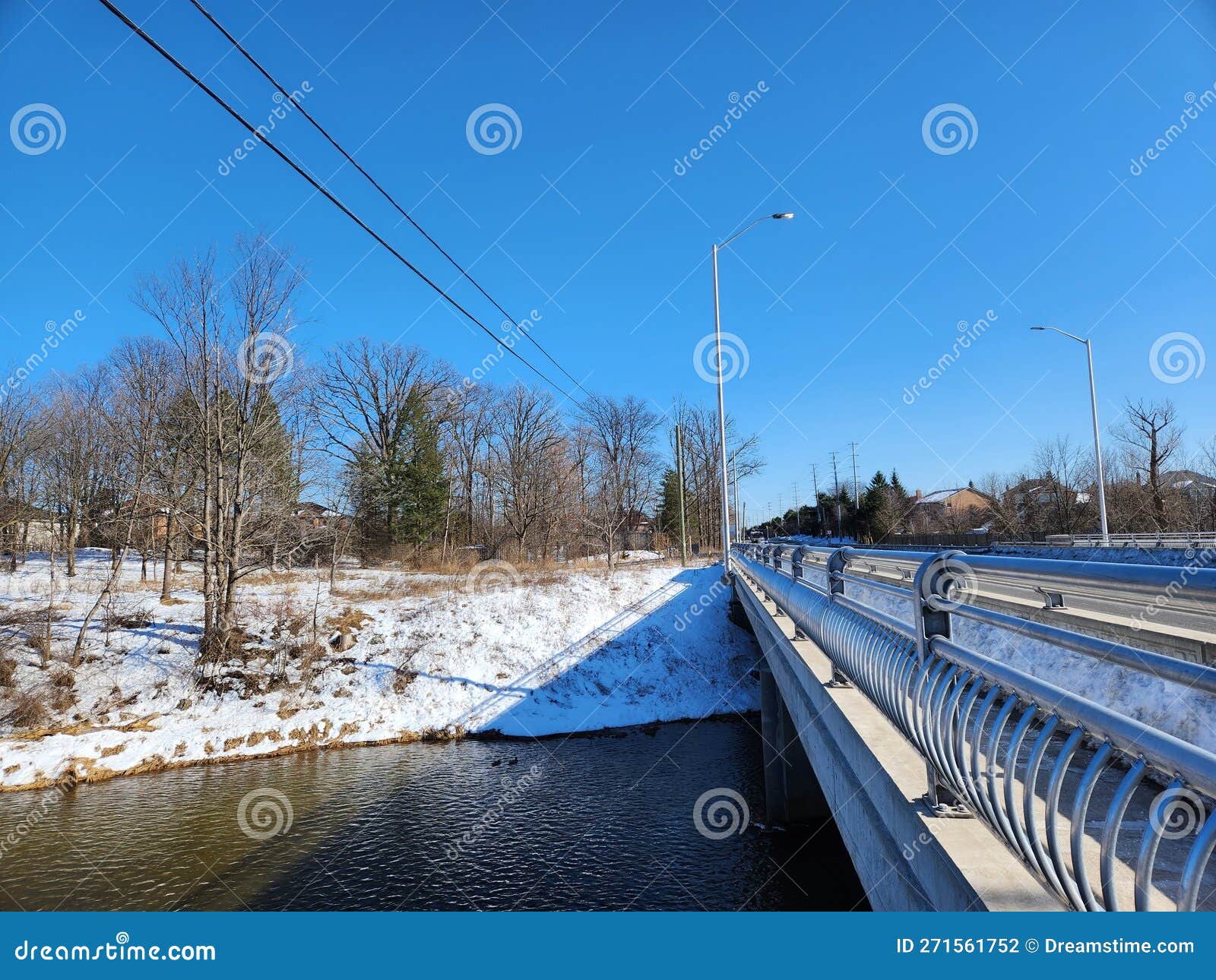 The Credit River Bridge stock photo. Image of bridge - 271561752