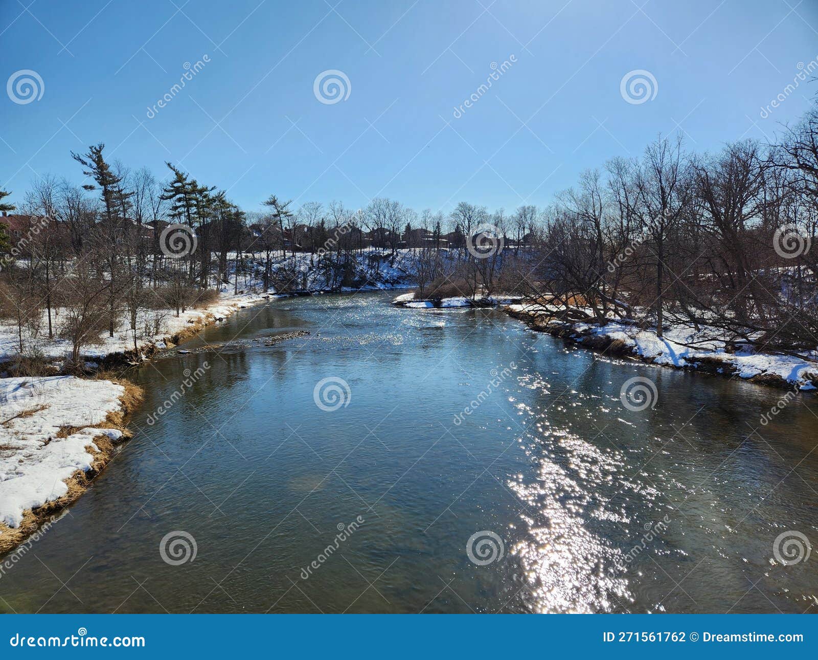 The Credit River stock photo. Image of nature, reflection - 271561762