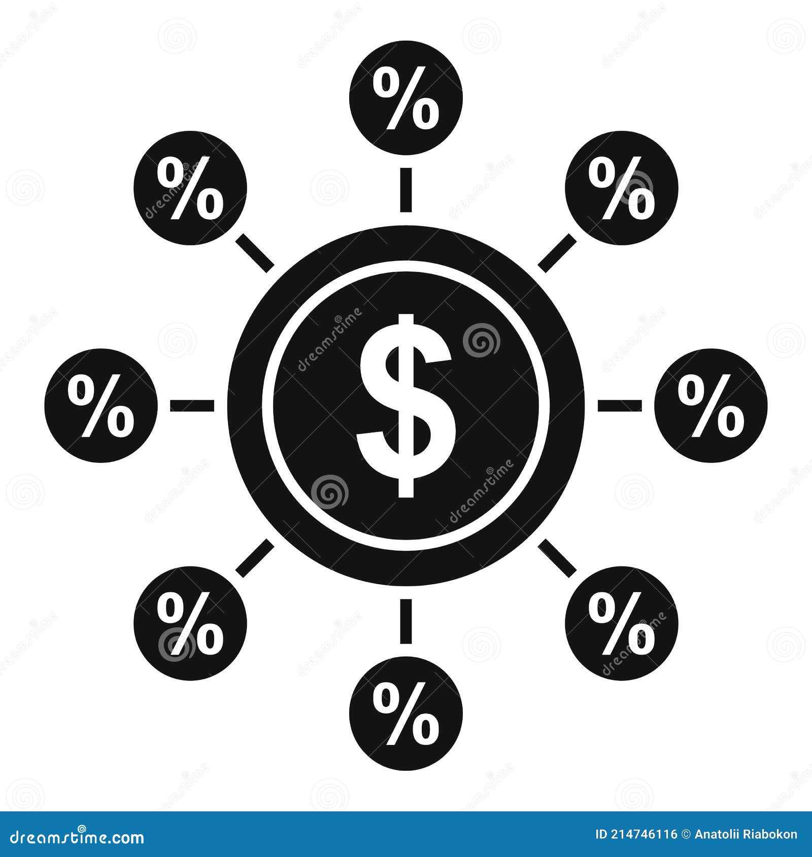 Credit Scheme Star Icon, Simple Style Stock Vector - Illustration of ...