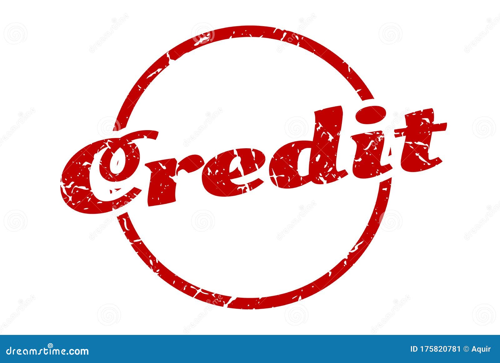 Credit Sign. Credit Round Vintage Stamp Stock Vector - Illustration of ...