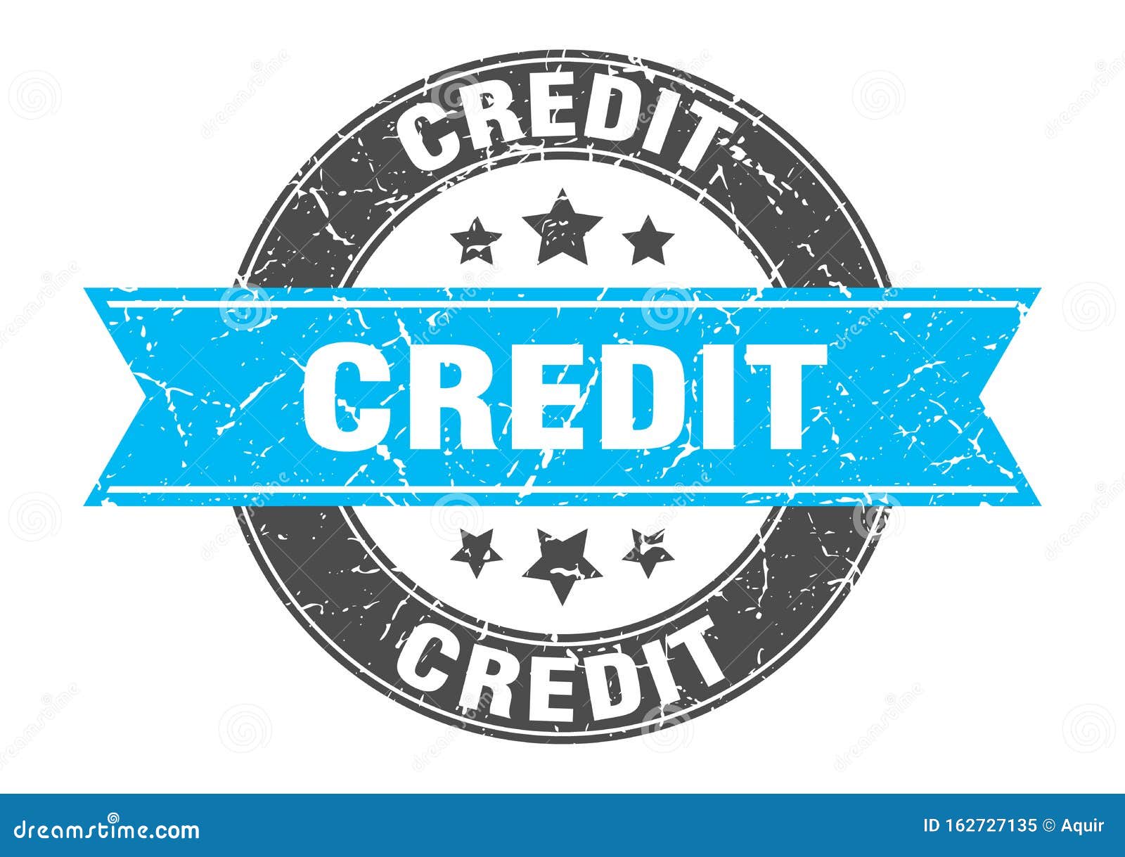 Credit stamp stock vector. Illustration of stamp, black - 162727135