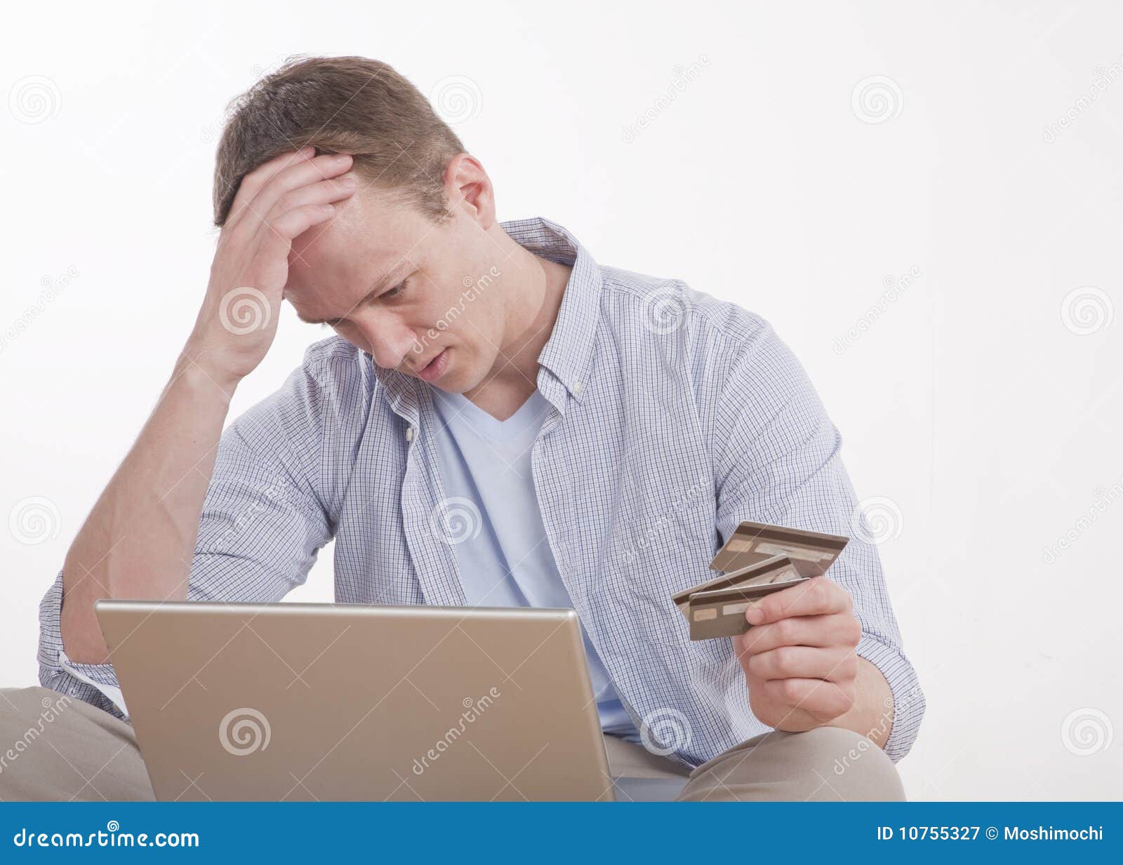 Credit stress stock image. Image of frustration, credit - 10755327