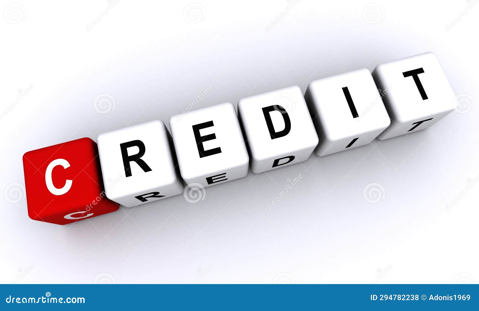 Credit word block on white stock photo. Image of limit - 294782238