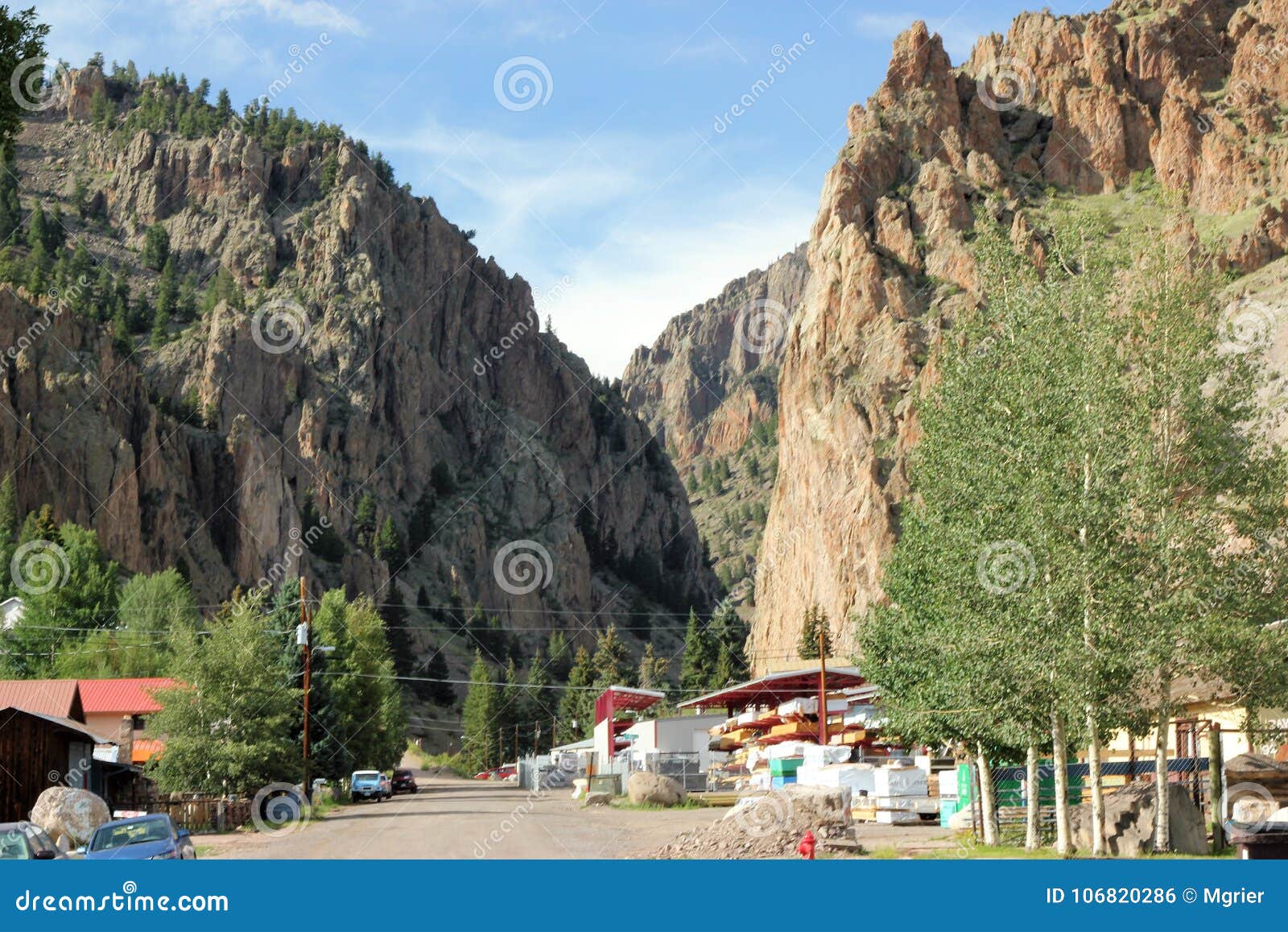 Creede Colorado Canyon View Stock Photo | CartoonDealer.com #106820286