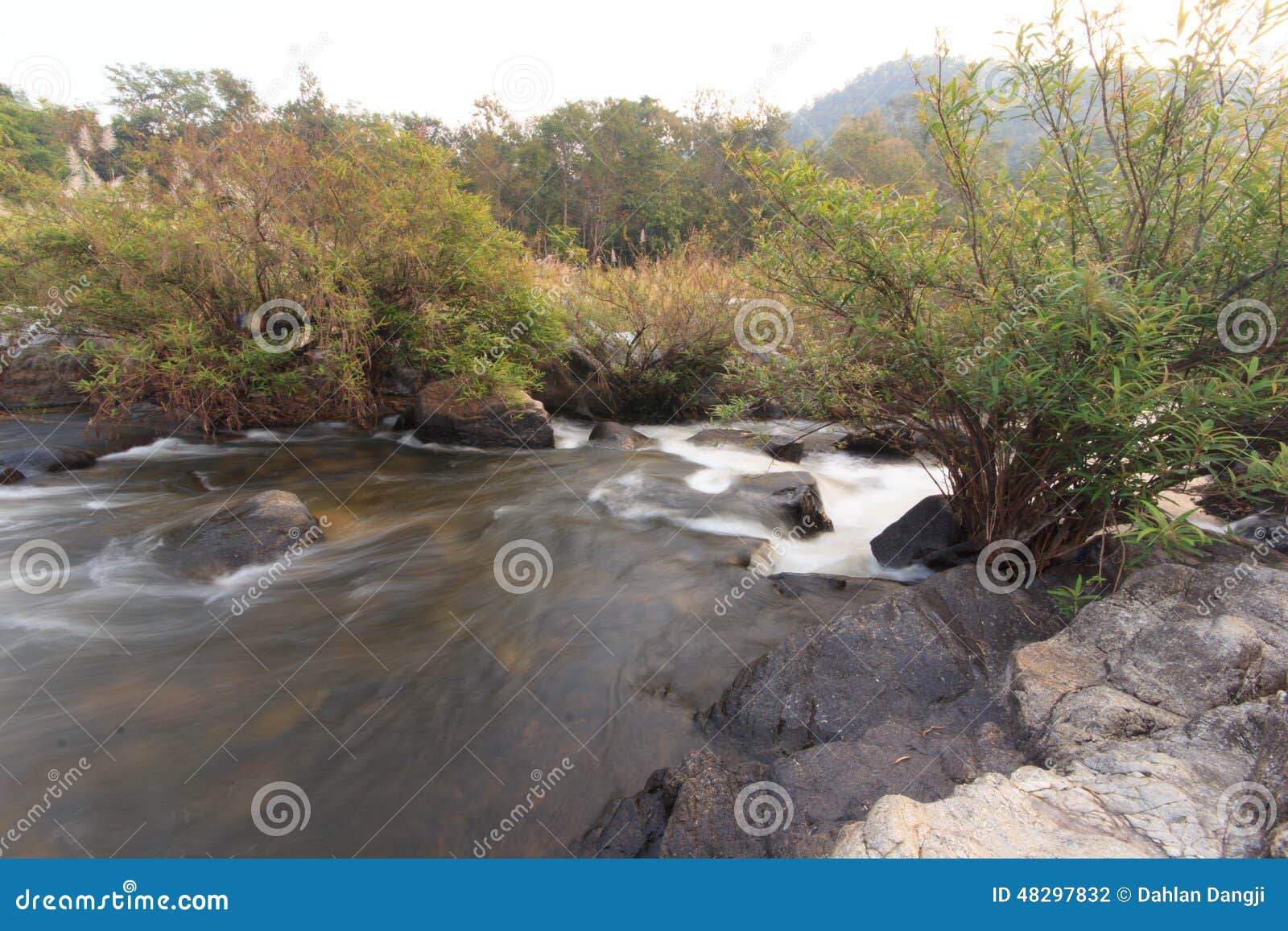Creek in rocks stock photo. Image of stone, flowing, water - 48297832