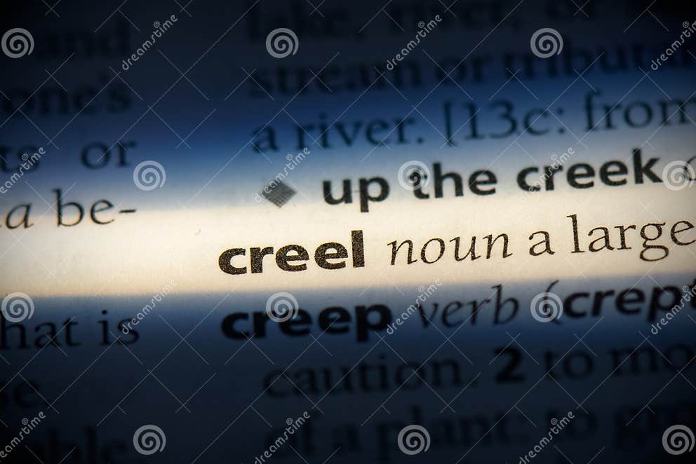 Creel stock photo. Image of meaning, reference, dictionary - 161577286