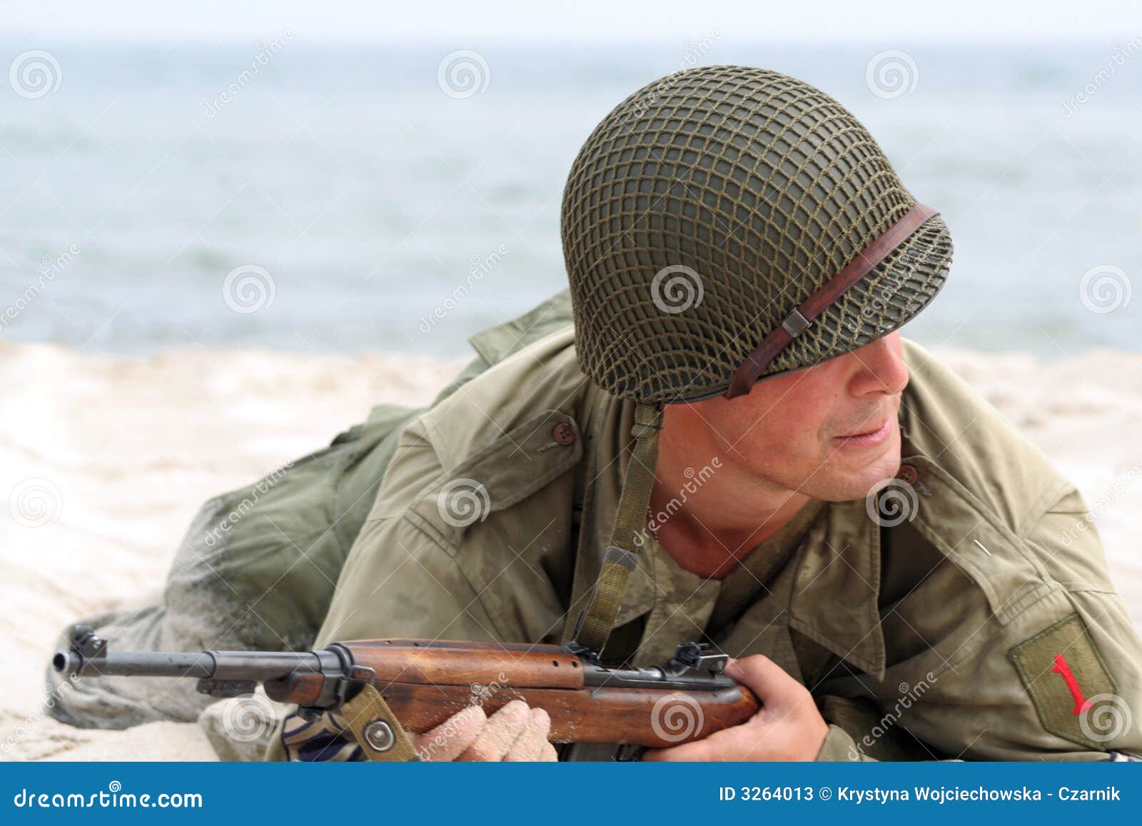 Creeping American Soldier stock image. Image of firing - 3264013
