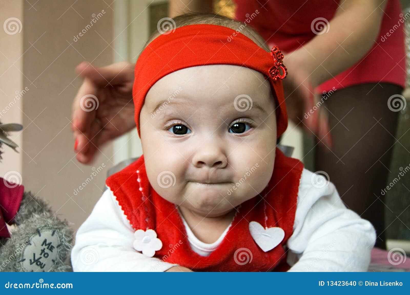 The creeping child stock photo. Image of newborn, flower - 13423640