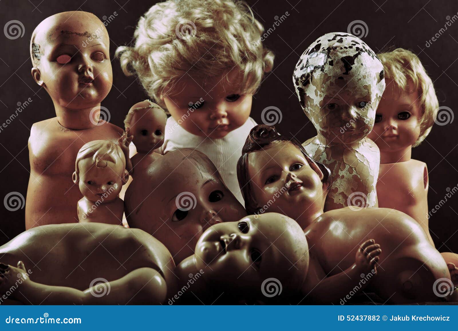 Creepy Dolls Royalty-Free Stock Photography | CartoonDealer.com #52286453