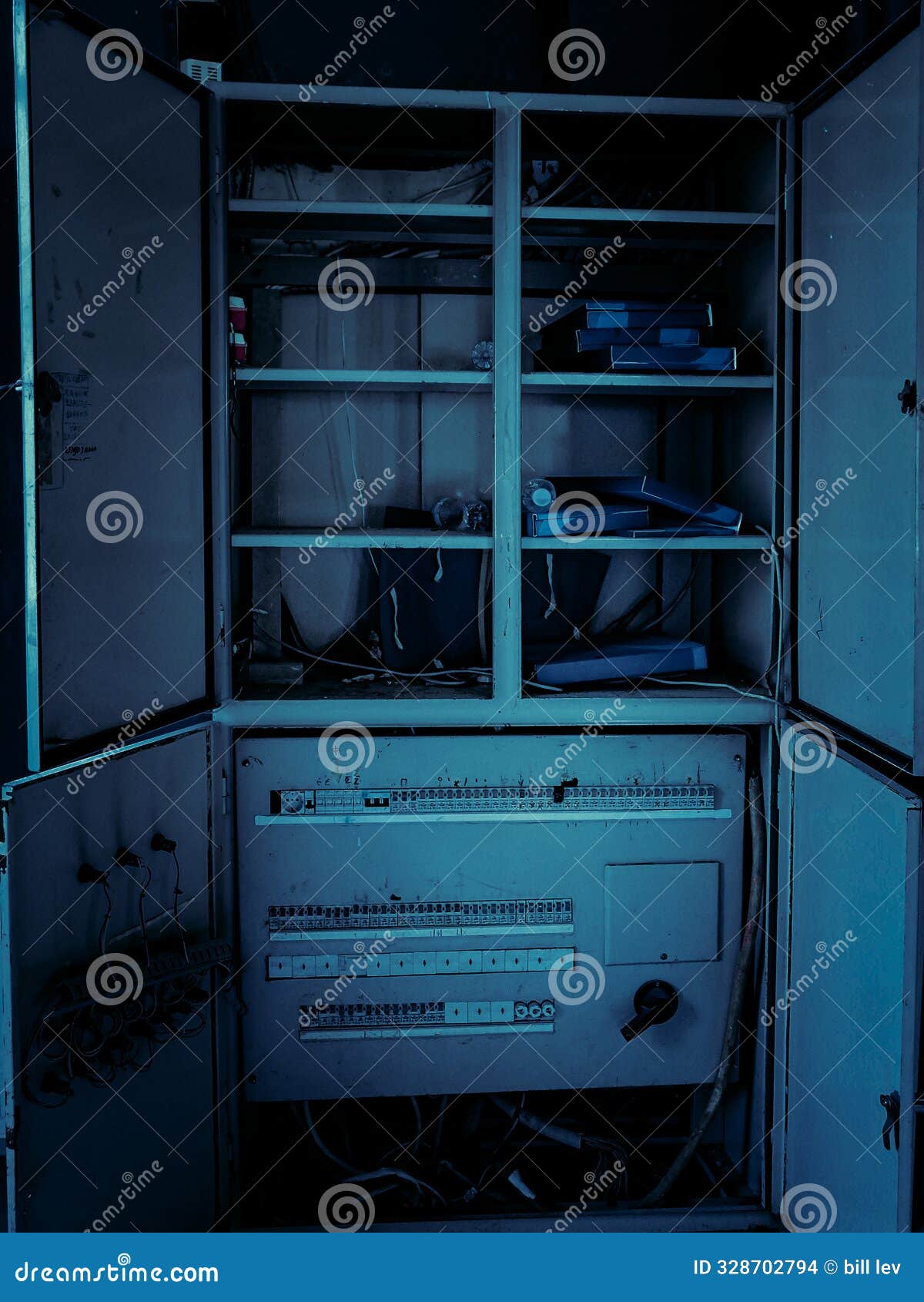 Creepy Electrical Control Unit Stock Photo - Image of unit, places ...