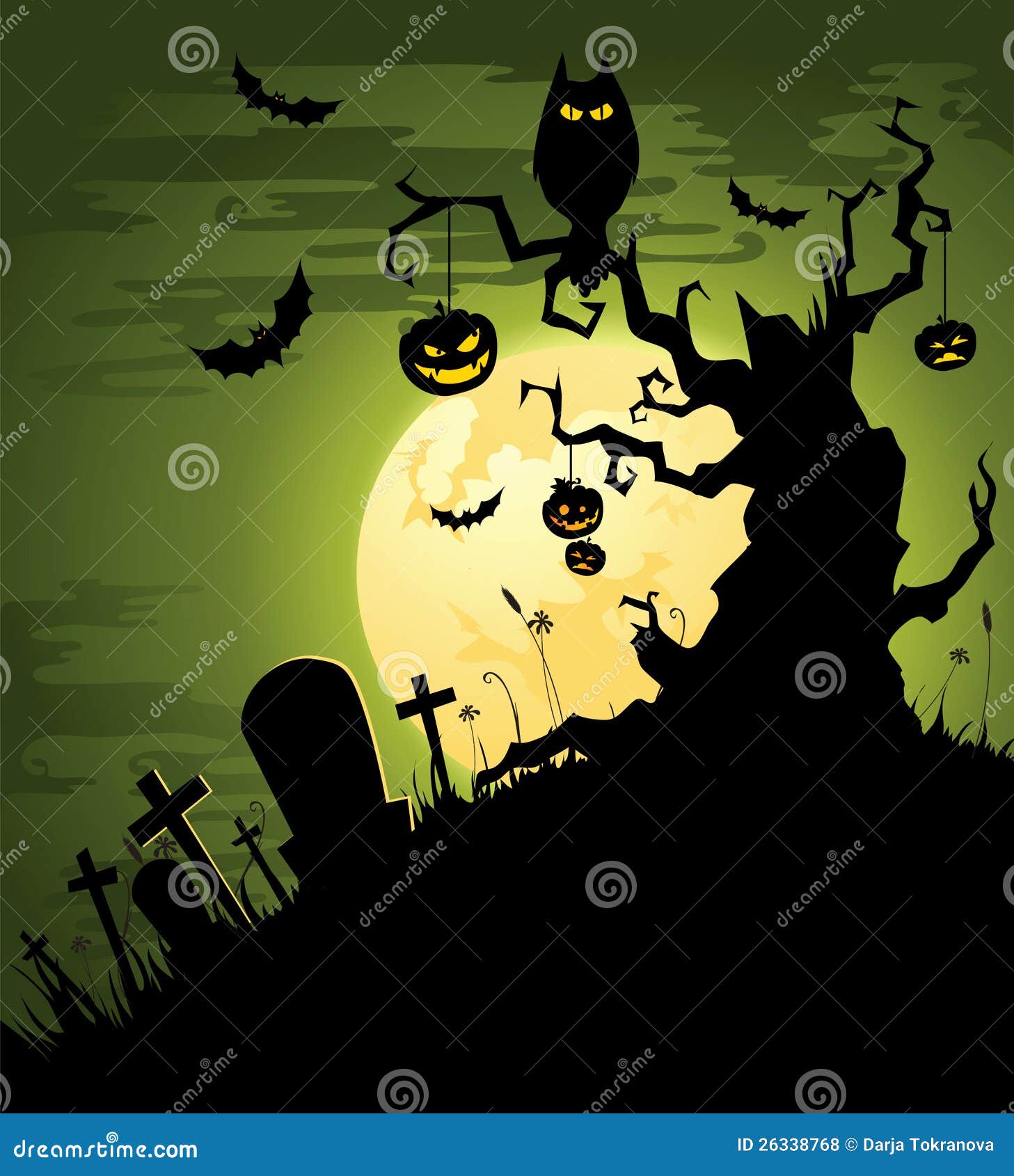 Creepy Green Halloween Stock Illustrations – 5,300 Creepy Green ...