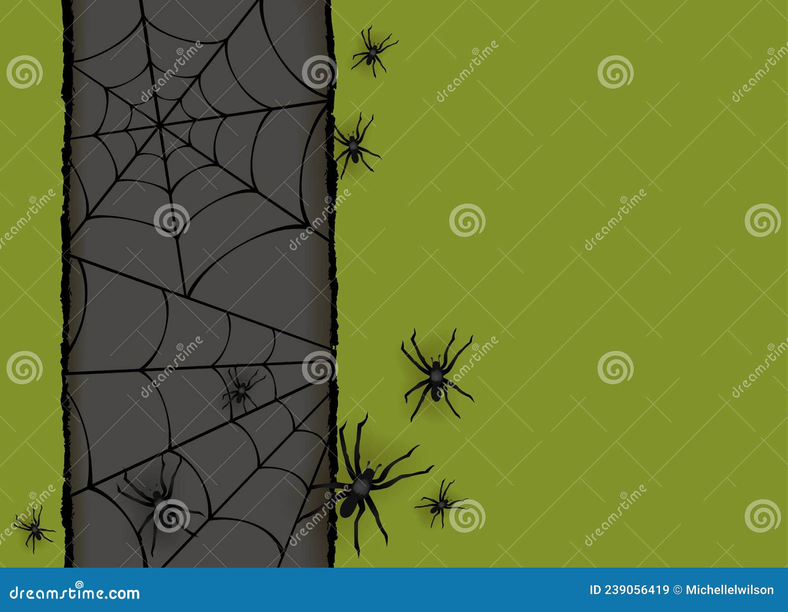 Spider Crawling Cartoon Vector Seamless Background Wallpaper-01 ...