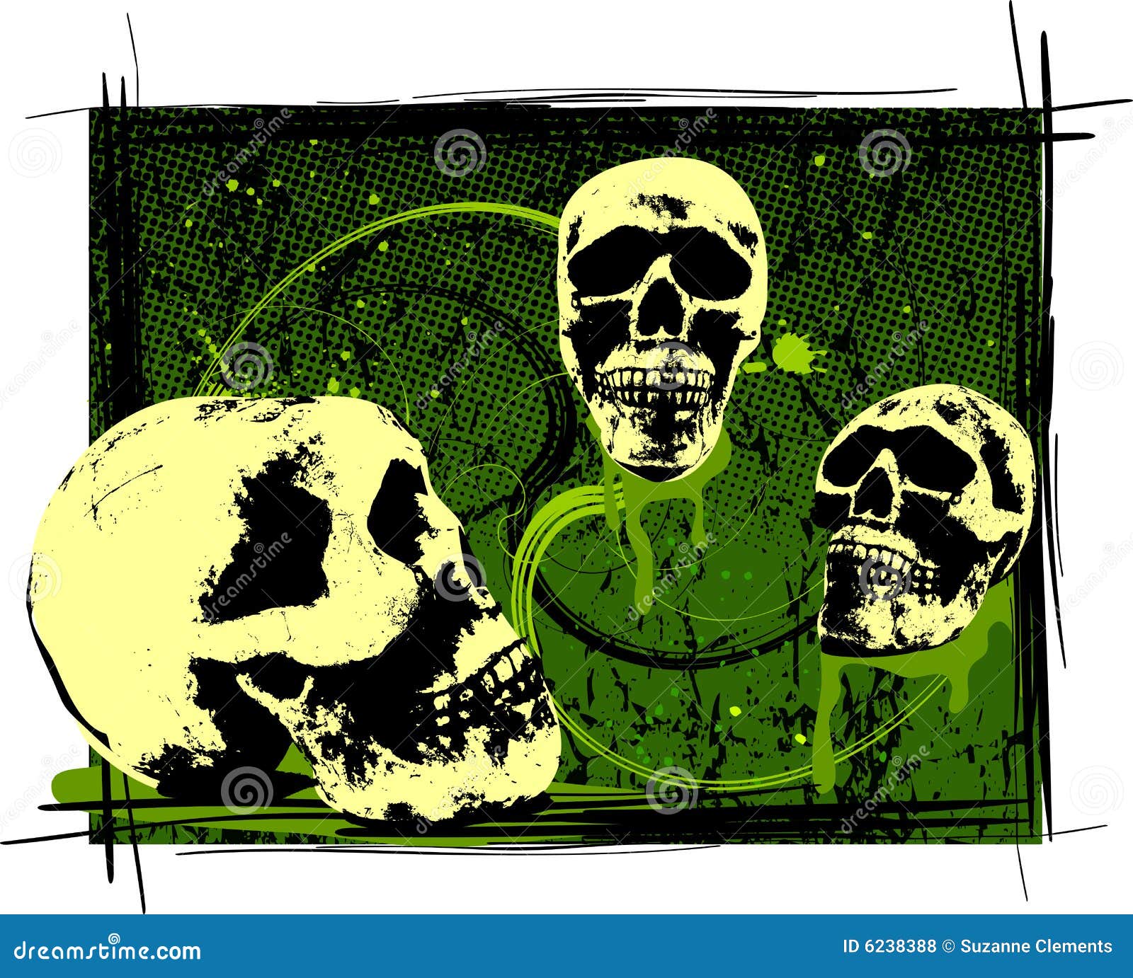 The Skeletal Scream Royalty-Free Stock Photo | CartoonDealer.com #31338291