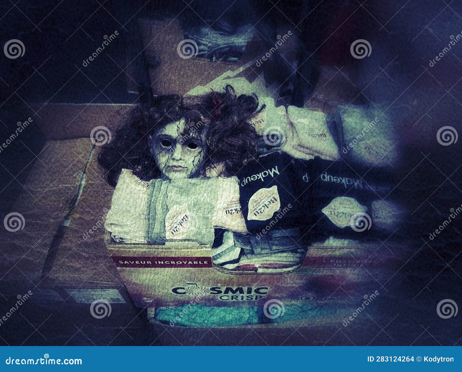 Creepy Head stock photo. Image of creepy, halloween - 283124264