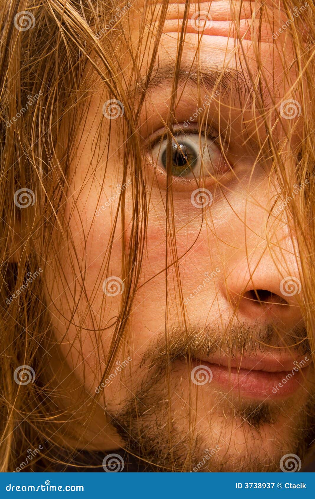 Creepy looking young man stock image. Image of people - 3738937
