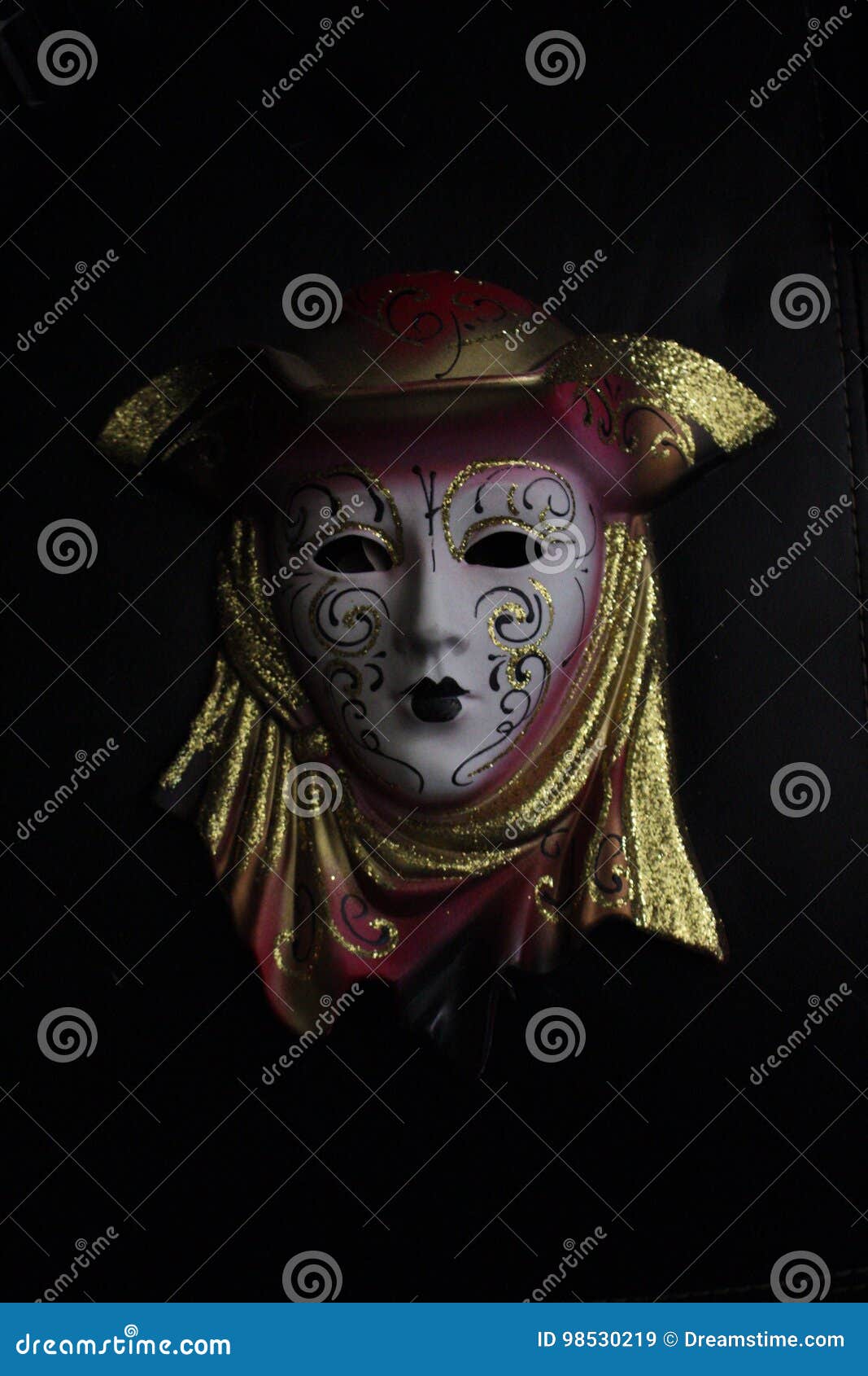 Creepy scary mask stock image. Image of scary, creepy - 98530219