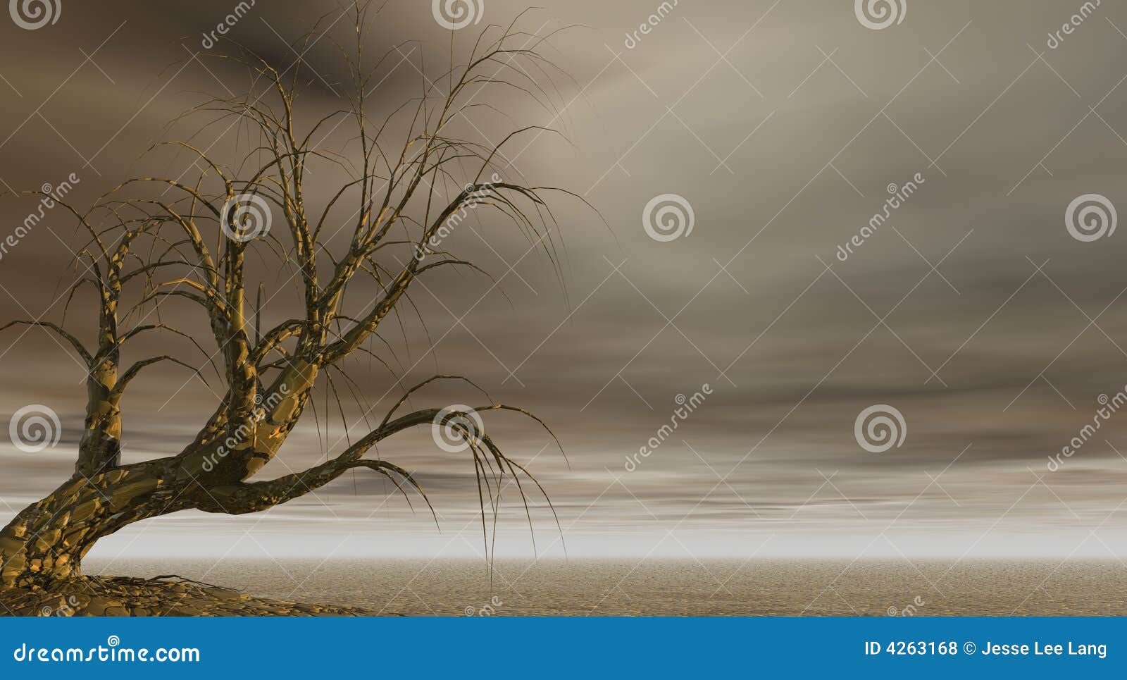 Creepy tree stock illustration. Illustration of fall, branches - 4263168