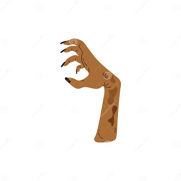 Creepy Zombie Hand Reaching Up Vector Icon, Dead Human Body Limbs with ... Creepy Zombie Hand Reaching Up Vector Icon, Dead Human Body Limbs with ...