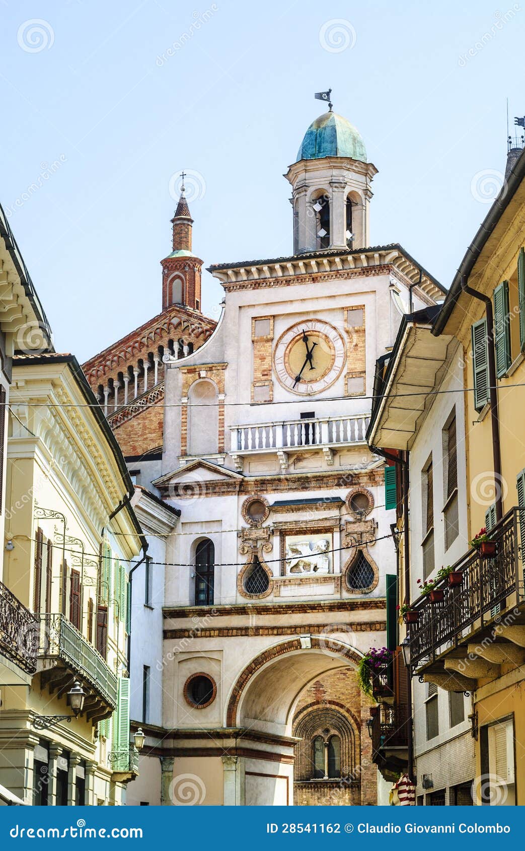 Crema (Italia) foto de stock. Imagem de catedral, italiano - 28541162