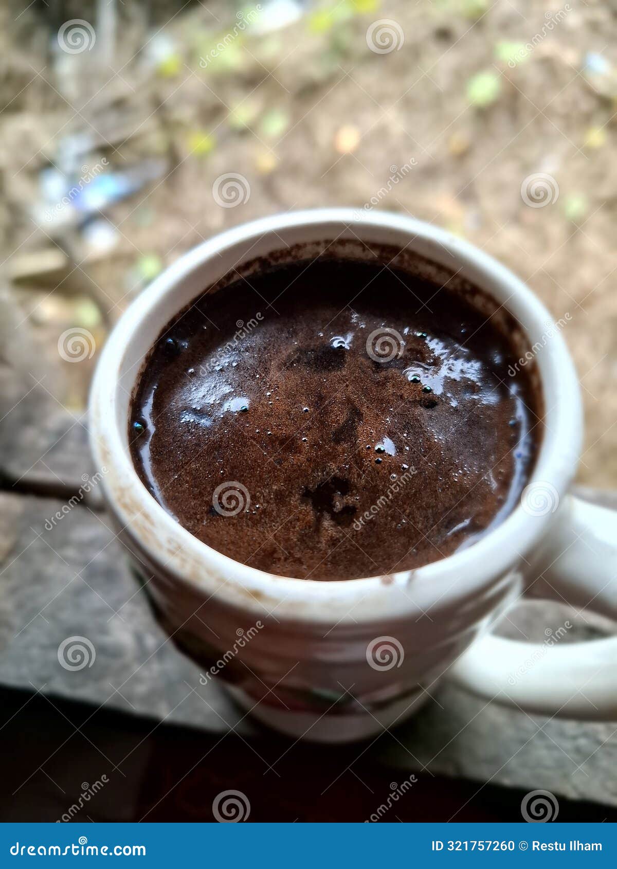 Crema on Robusta Coffee is an Indicator Fine Coffee Stock Photo - Image ...