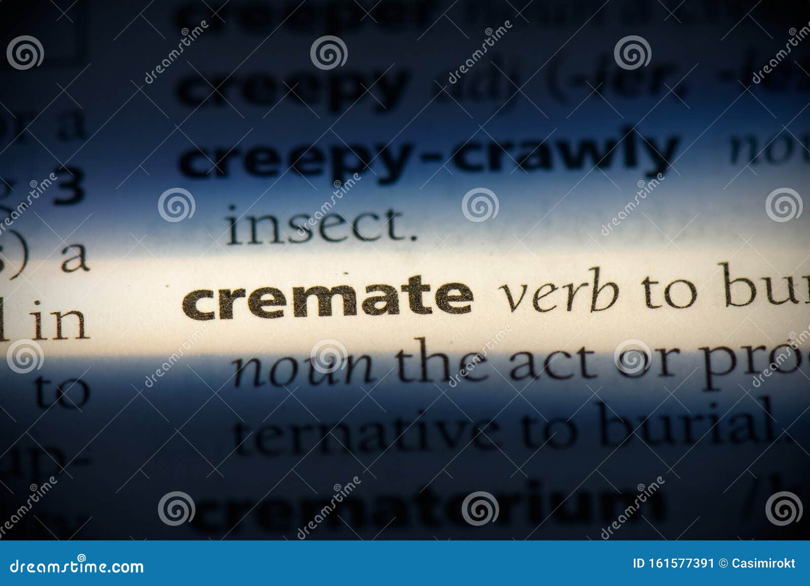 Cremate stock image. Image of linguistic, english, idea - 161577391