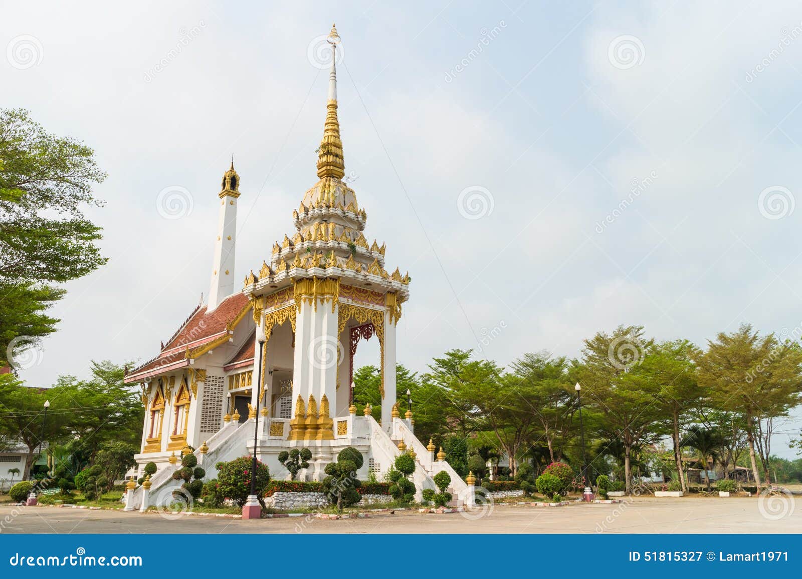 Crematory with Sky Background Stock Image - Image of temple, death ...