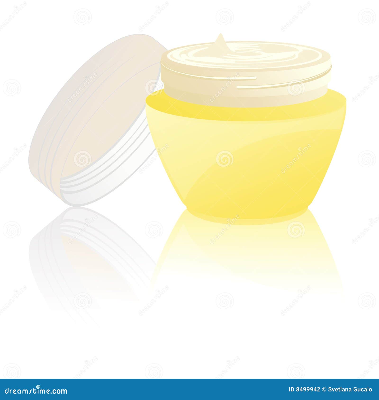 Creme stock vector. Illustration of design, bottle, healthcare - 8499942