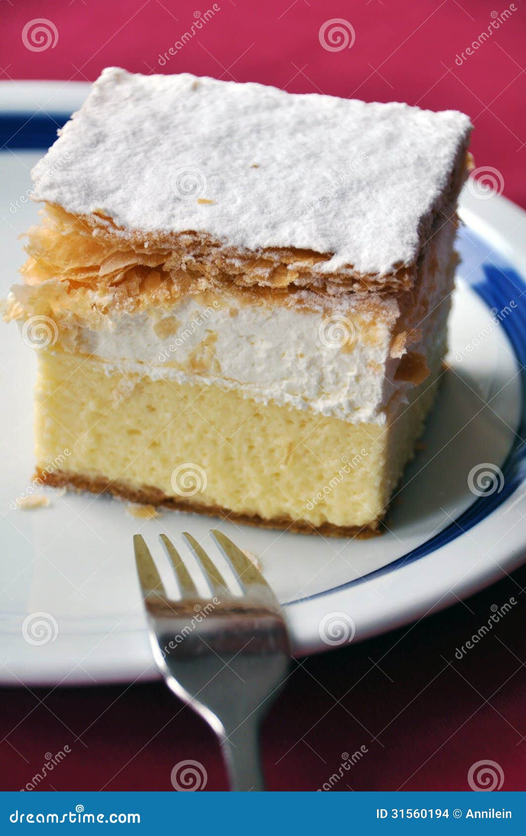 Creme Cake stock photo. Image of confectionery, bake - 31560194