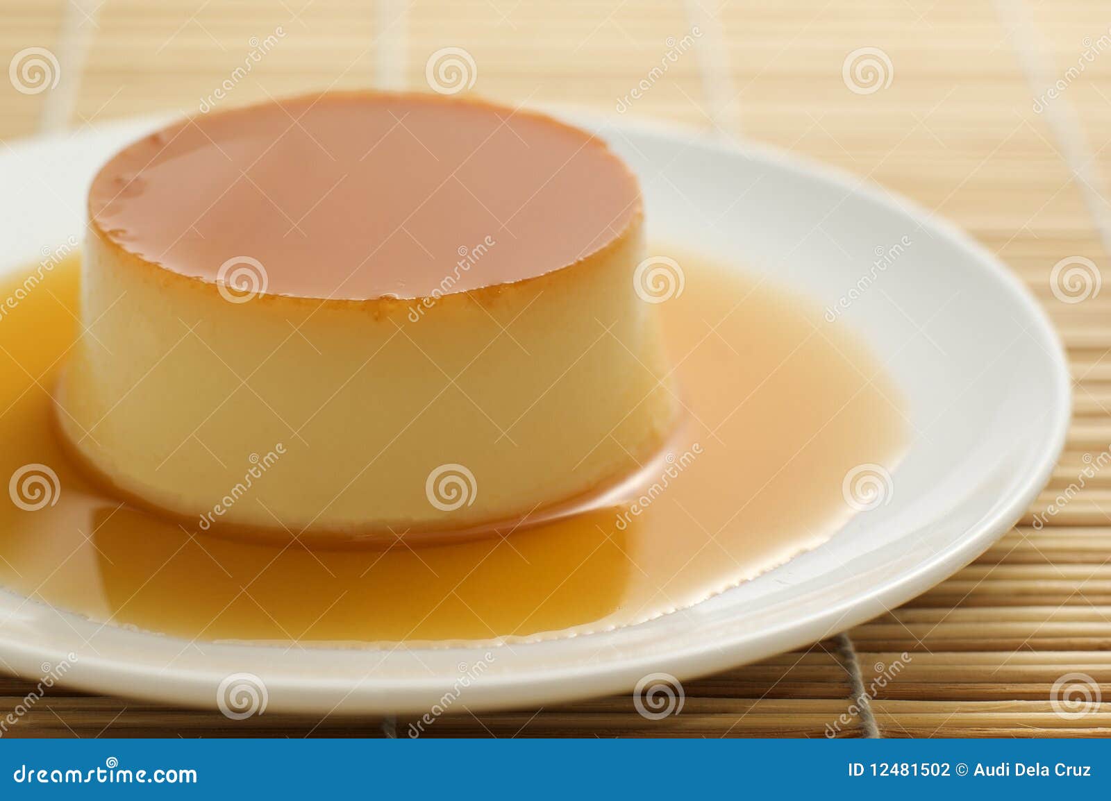 Creme Caramel stock photo. Image of caramel, baked, cooking - 12481502