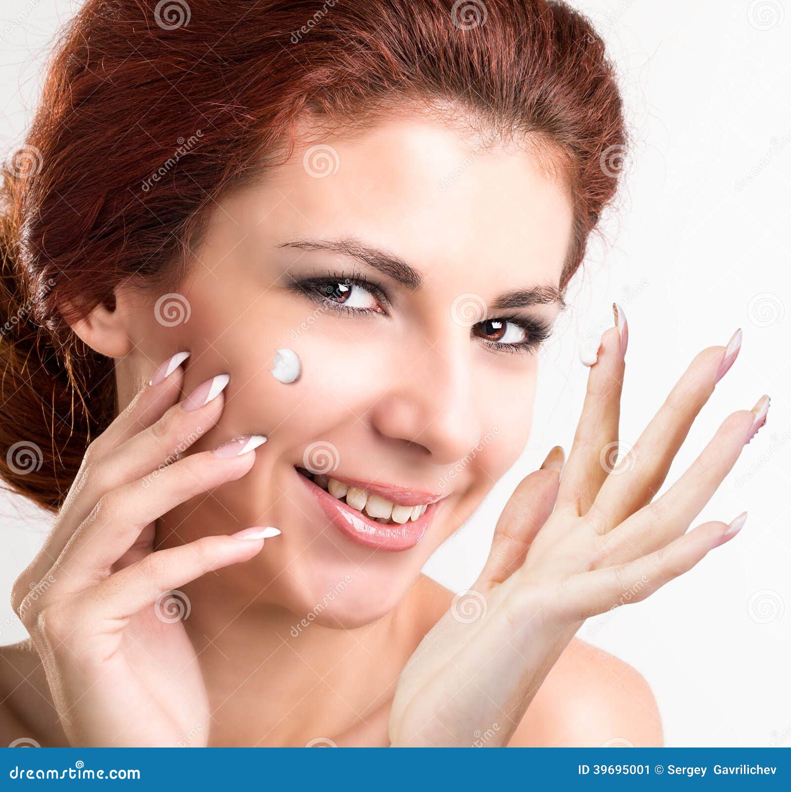 Creme Natural Para a Pele Do Cuidado Imagem de Stock - Imagem de médico ...