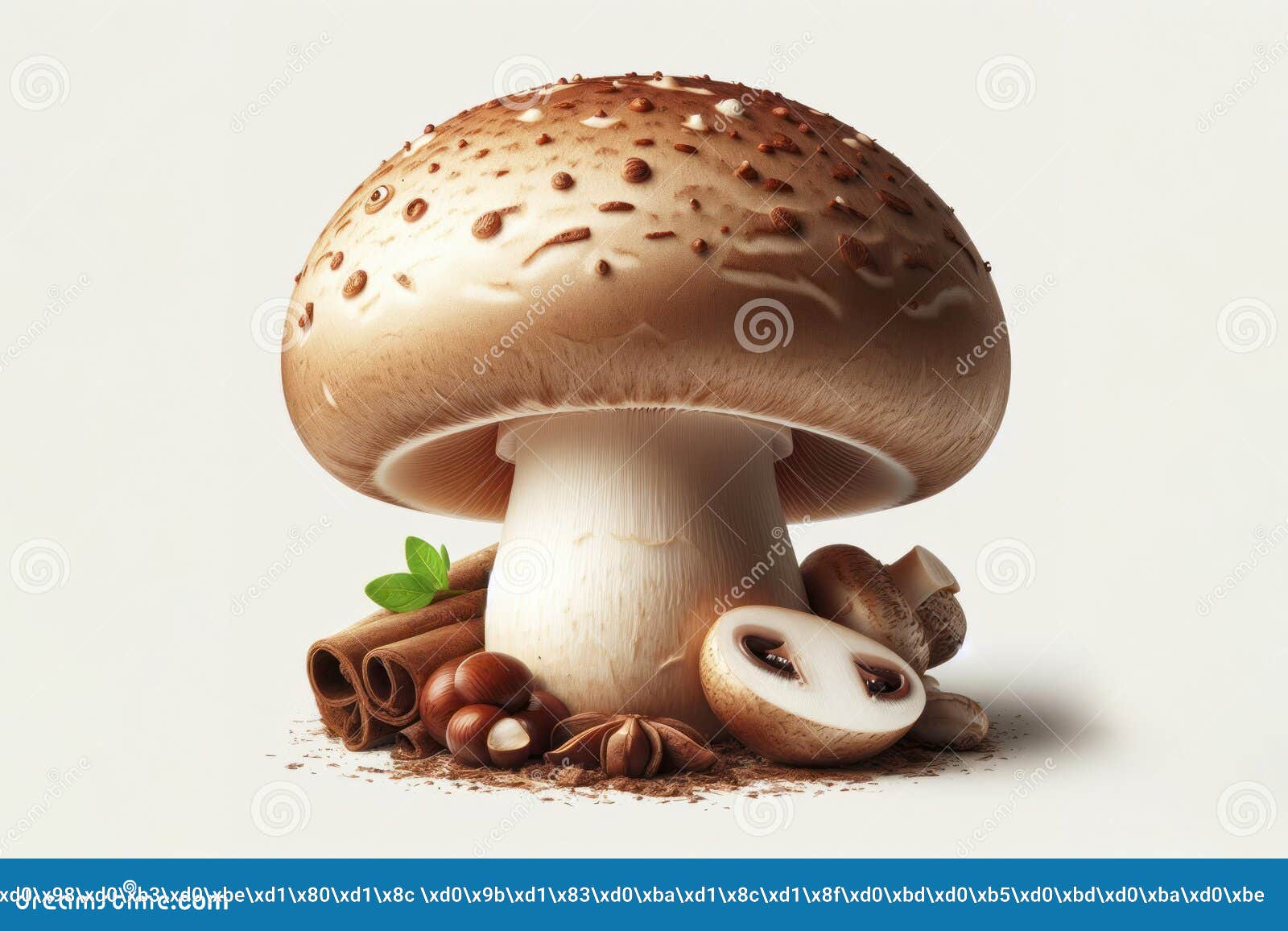 Cremini Mushroom Agaricus Bisporus On Soft Pastel Background For ...