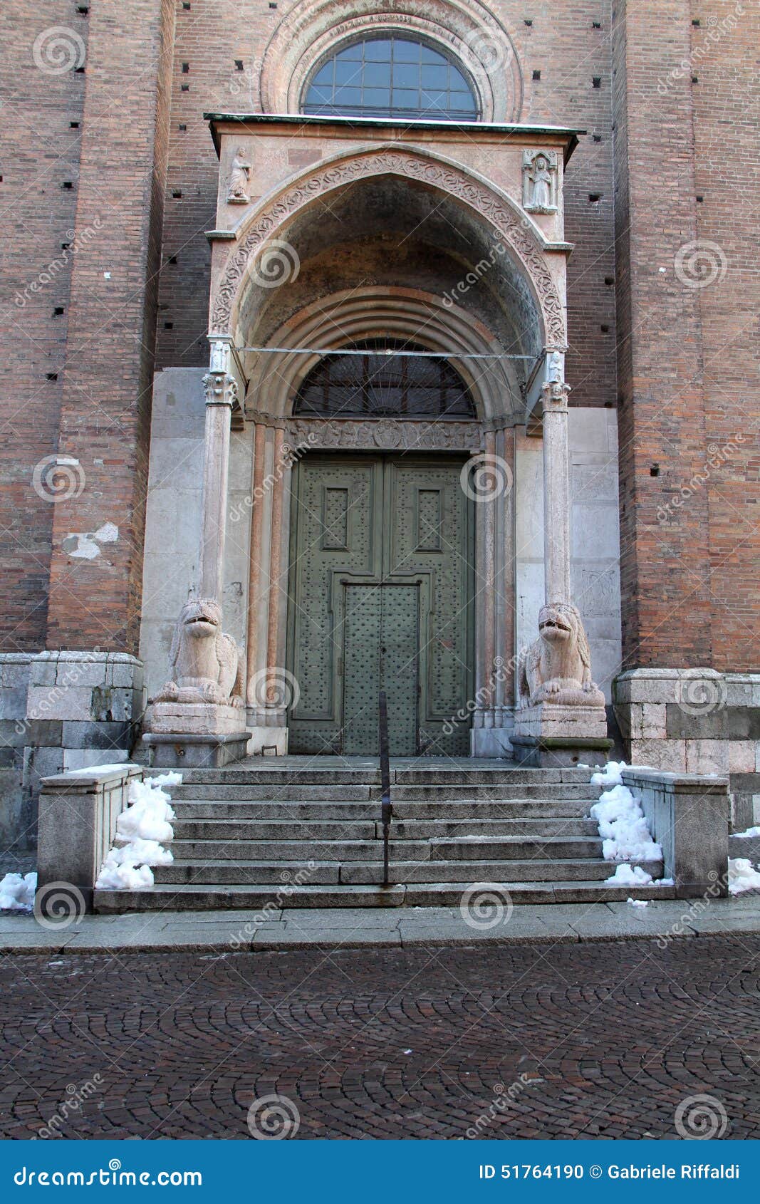 Cremona: the Northern Door of the Cathedral Stock Photo - Image of ...