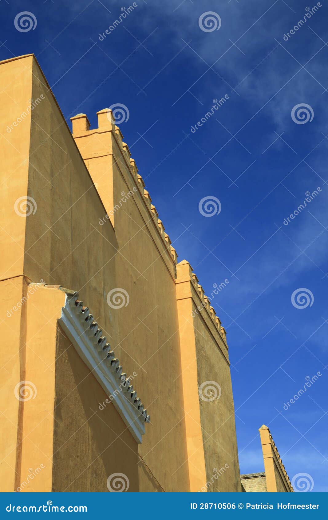 Crenels Alcazar stock photo. Image of alcazar, castle - 28710506