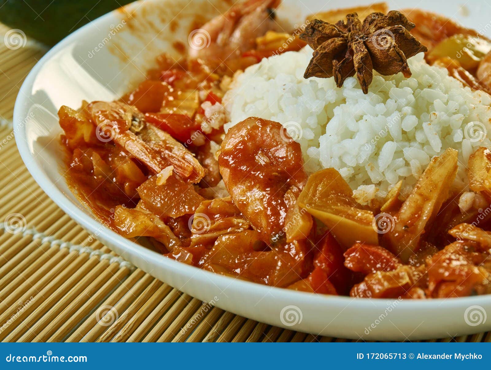 Creole Etouffee stock image. Image of broth, american - 172065713