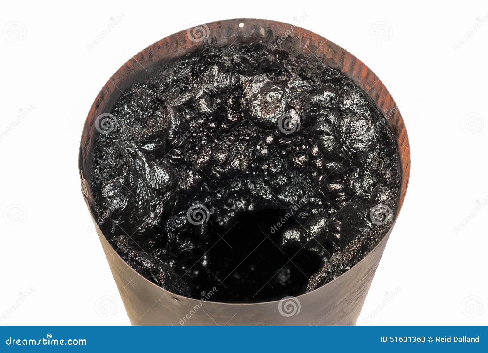 Creosoot in Fornuispijp stock foto. Image of conclusie - 51601360