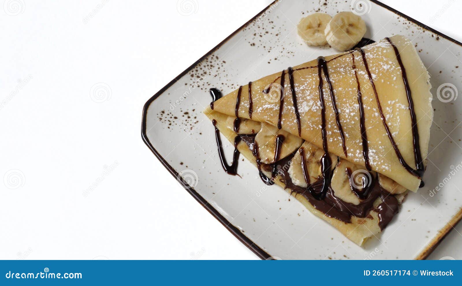 Banana Nutella Croffle - Chocolate Nutella With Banana On Croffle ...