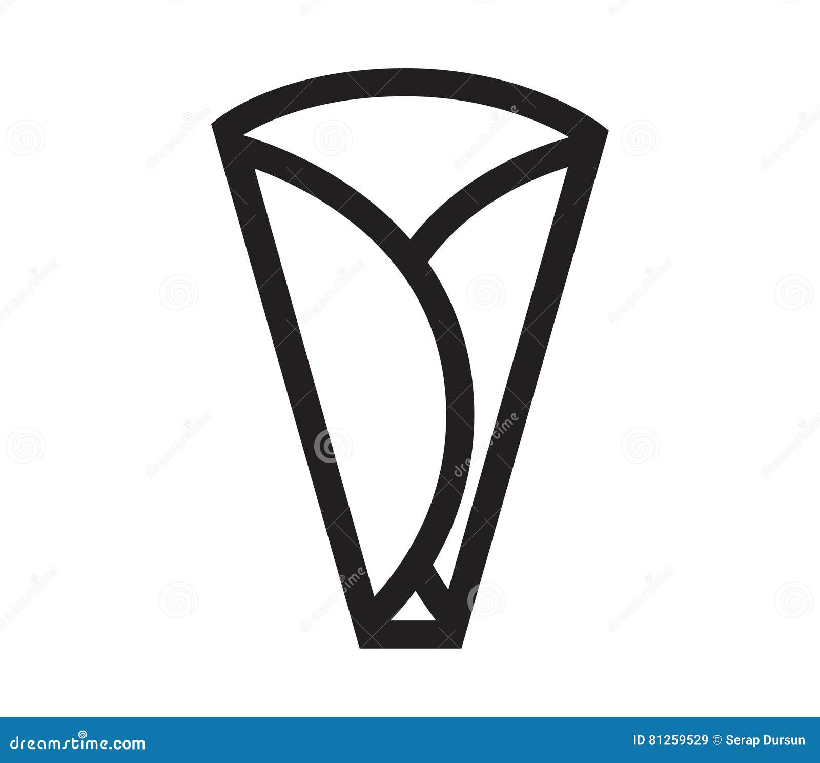 Crepe Icon Design stock vector. Illustration of crepes - 81259529