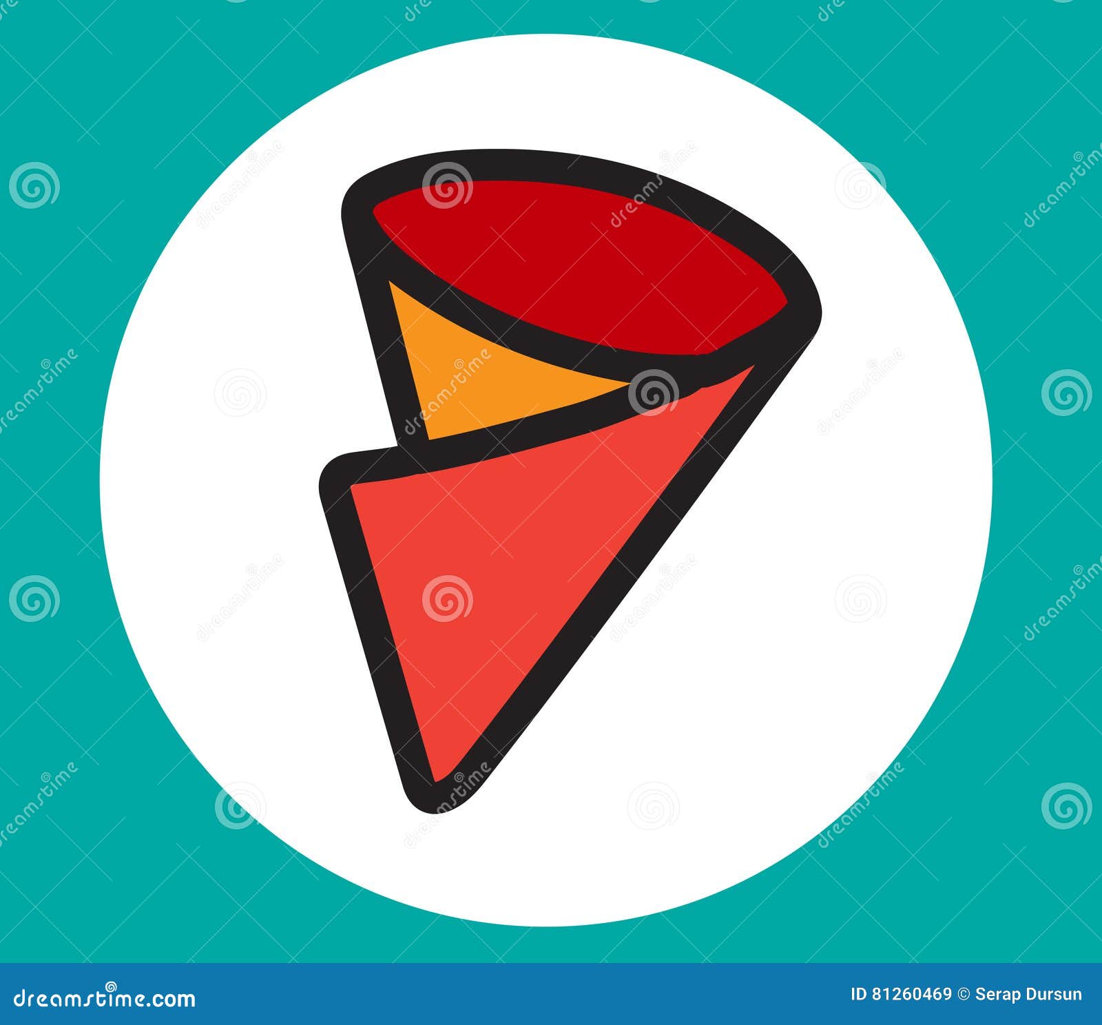 Crepe Icon Design stock illustration. Illustration of business - 81260469