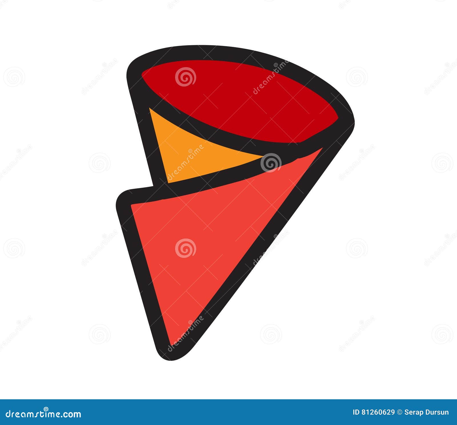 Crepe Icon Design stock illustration. Illustration of artwork - 81260629