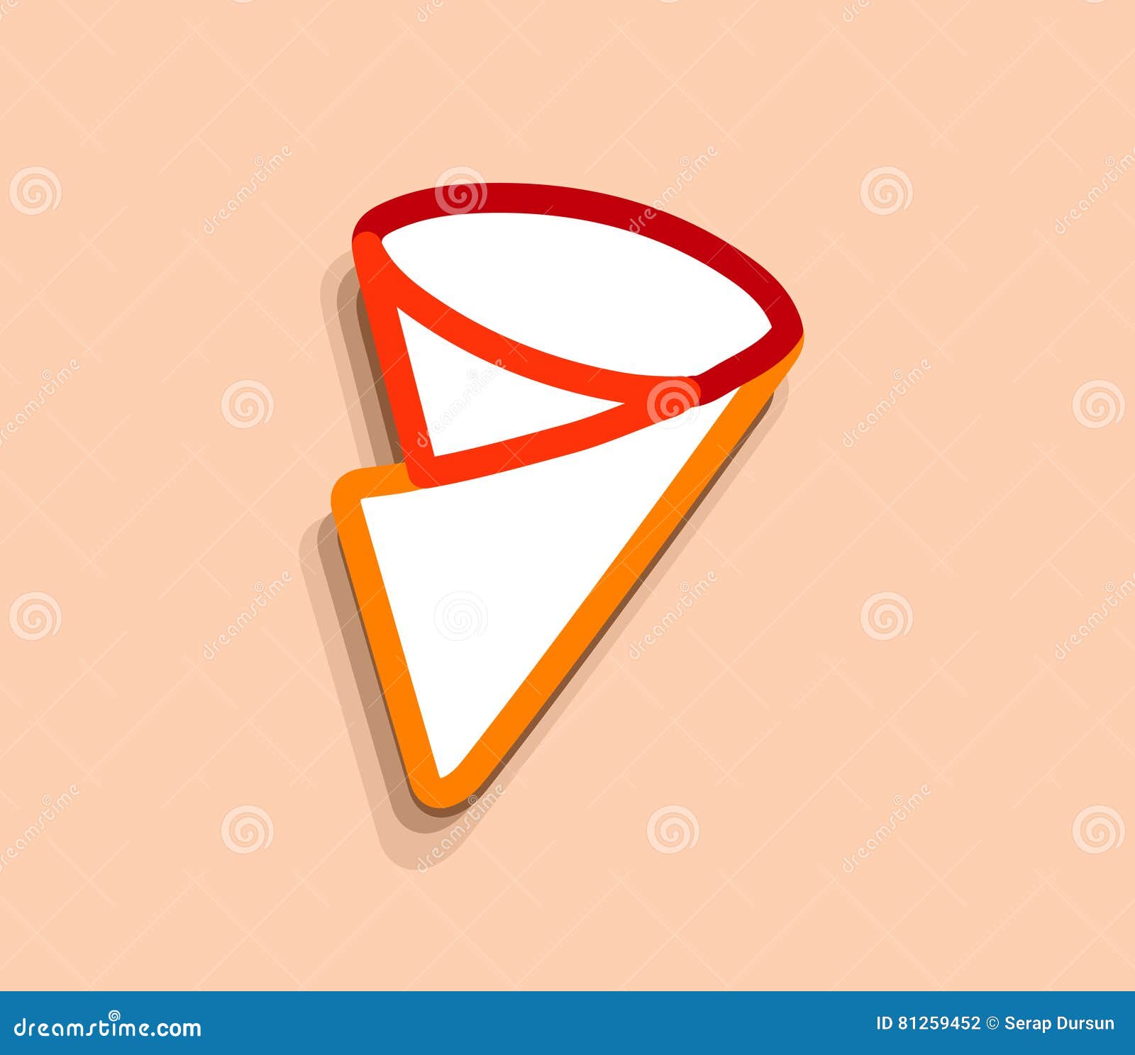 Crepe Logo Design Food Illustration Label Template | CartoonDealer.com ...